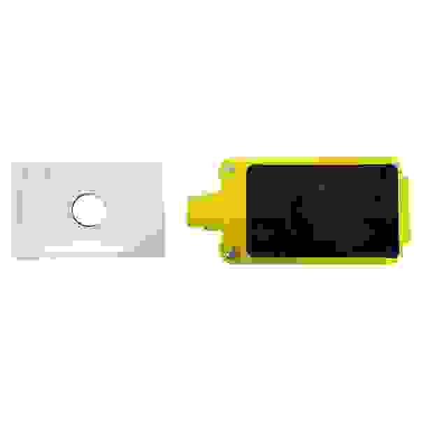 SCATOLA GAS CON RACCORDO A 90° F1/2'' x M3/4'' COMPLETA DI PLACCA