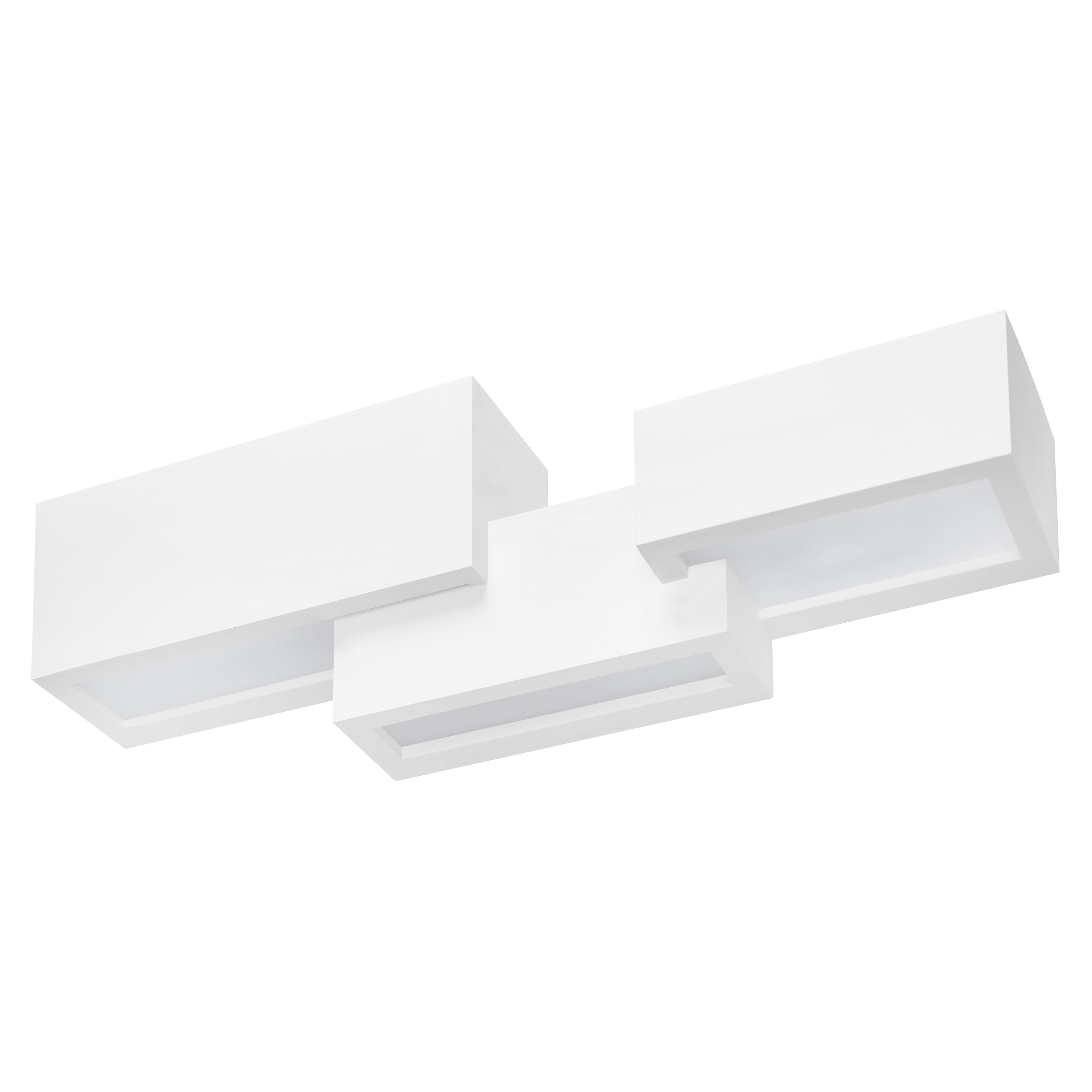 APPLIQUE PARO GESSO GRANDE SFORZIN DESIGN MARCO SPATTI ATTACCO 5xG9 ...