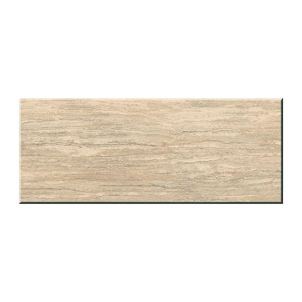 RIVESTIMENTO BAGNO TRAVERTINO CLASSICO BEIGE 20x50x0,7 cm BICOTTURA ...