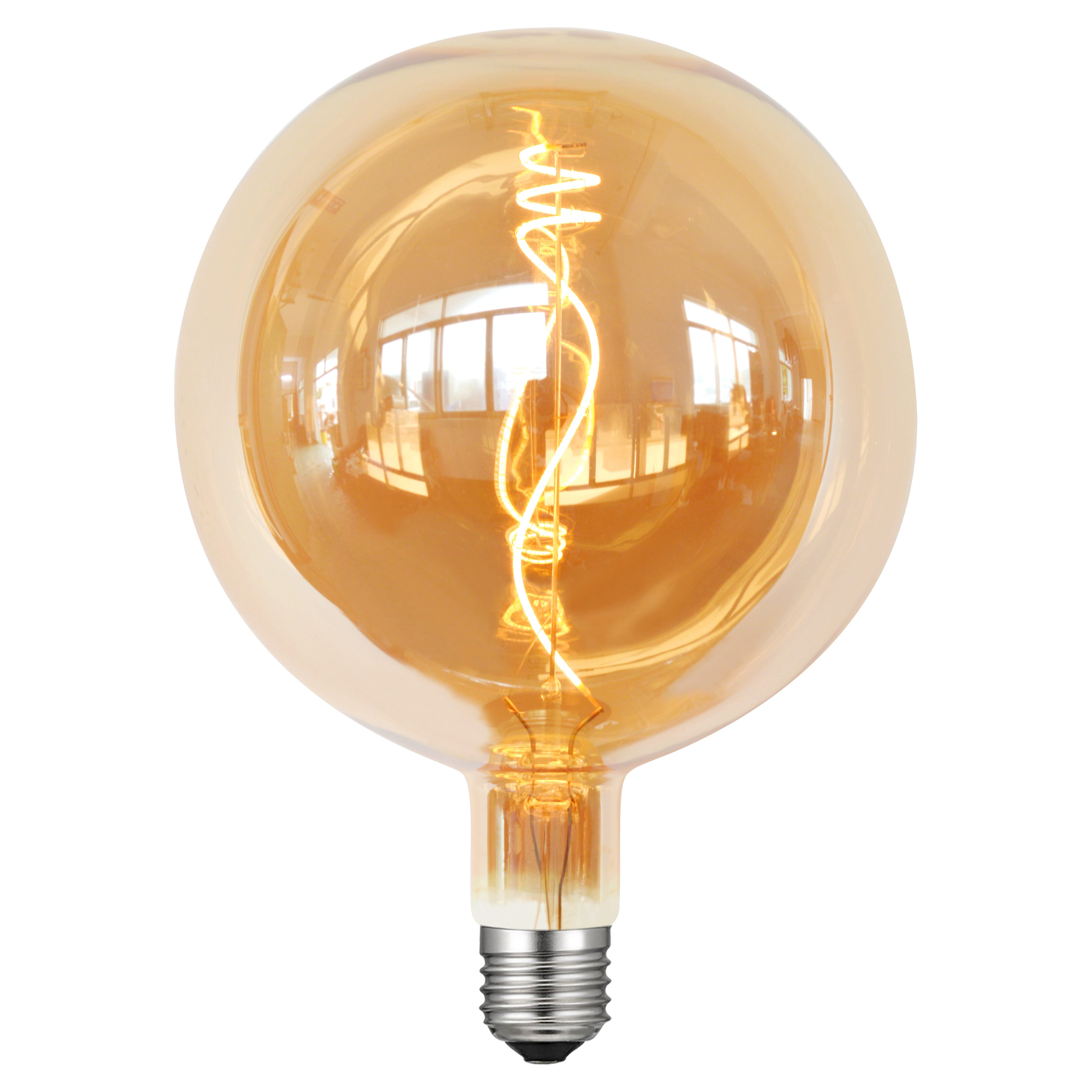 LAMPADINA VIVIDA LED VINTAGE GLOBO E27 4W=30W 270 lumen 2700K LUCE ...