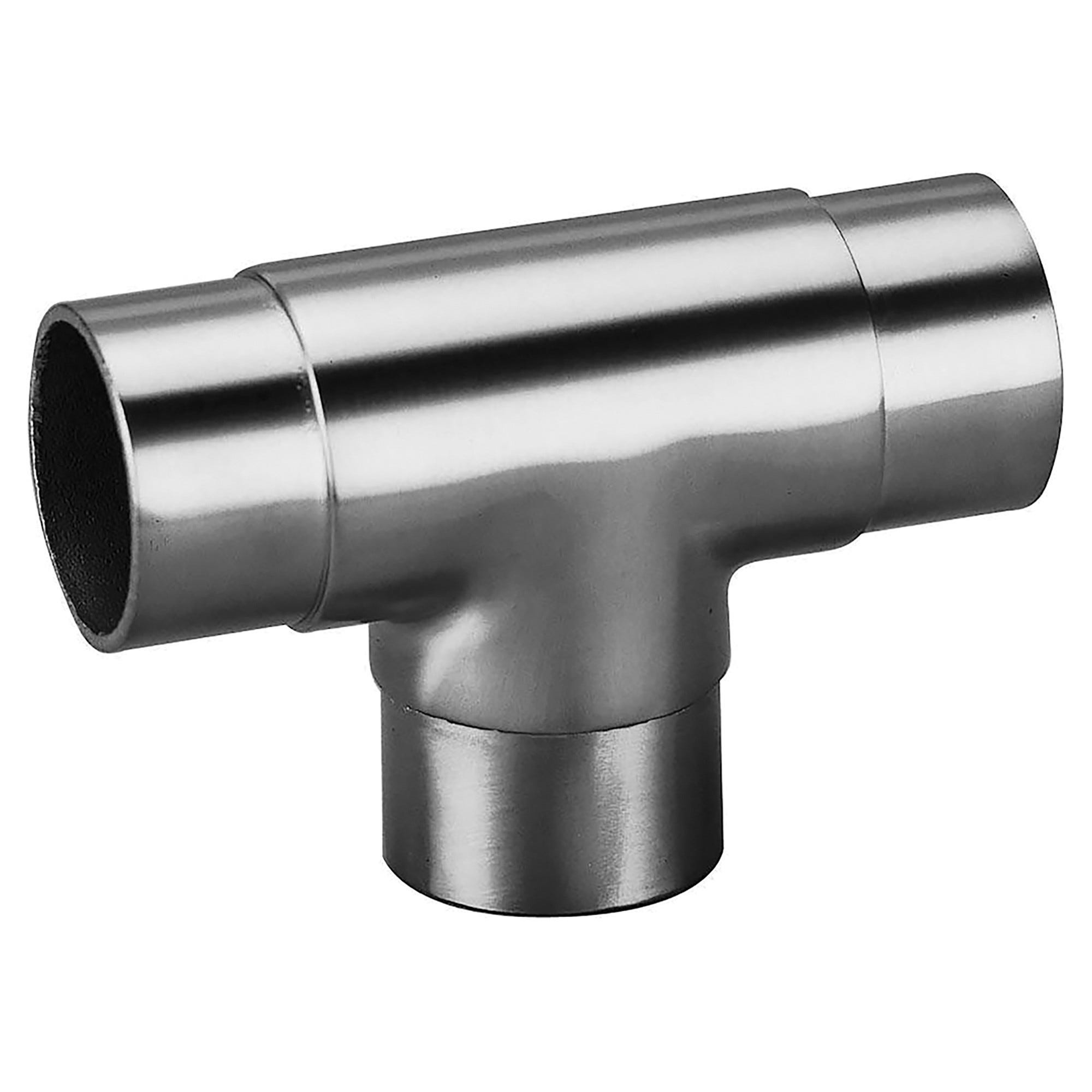 GIUNZIONE A T INOX AISI 316 PER TUBO Ø 42,4 mm PER RINGHIERE | Tecnomat