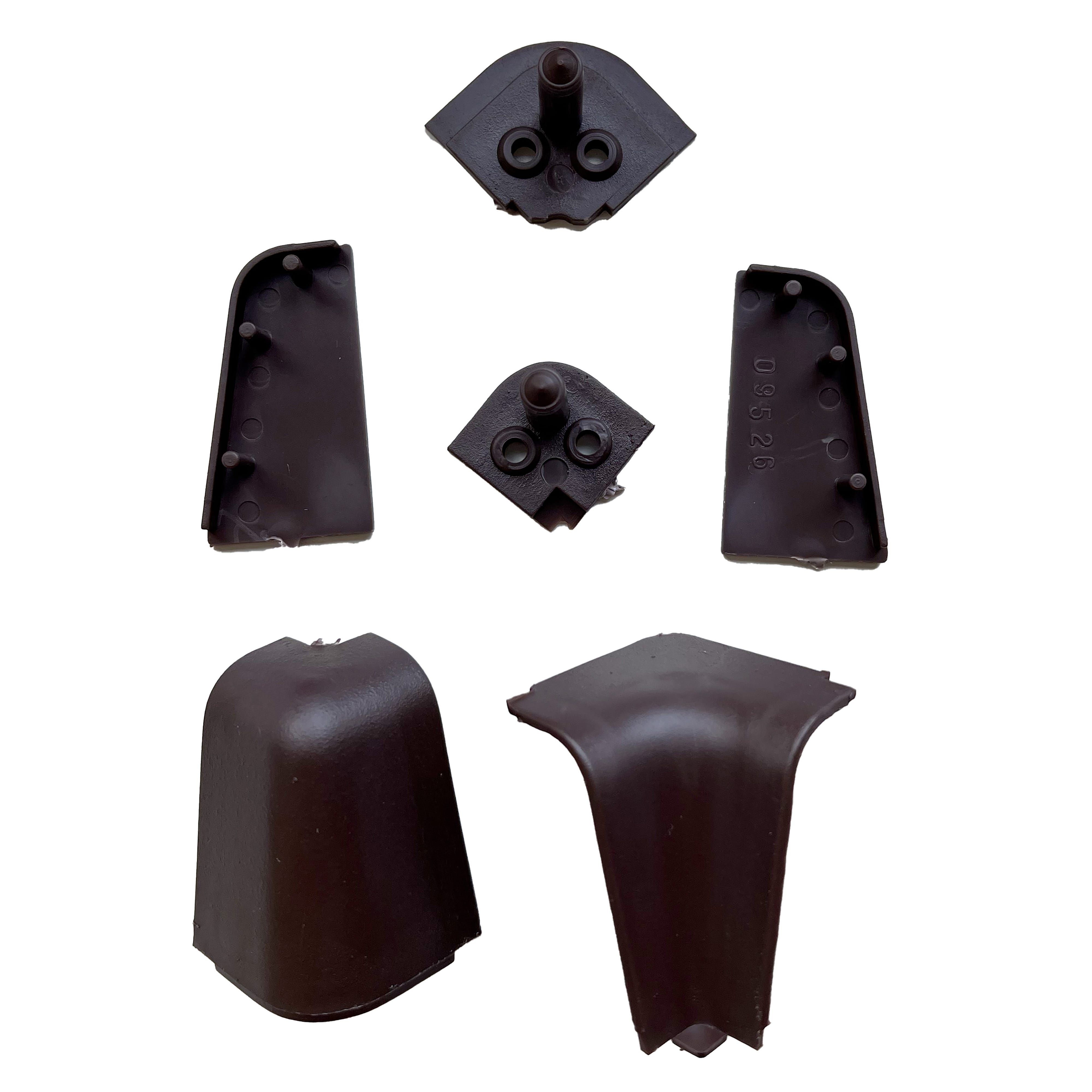 BLISTER ALZATINA PVC MARRONE SCURO 10x12x2,5 cm