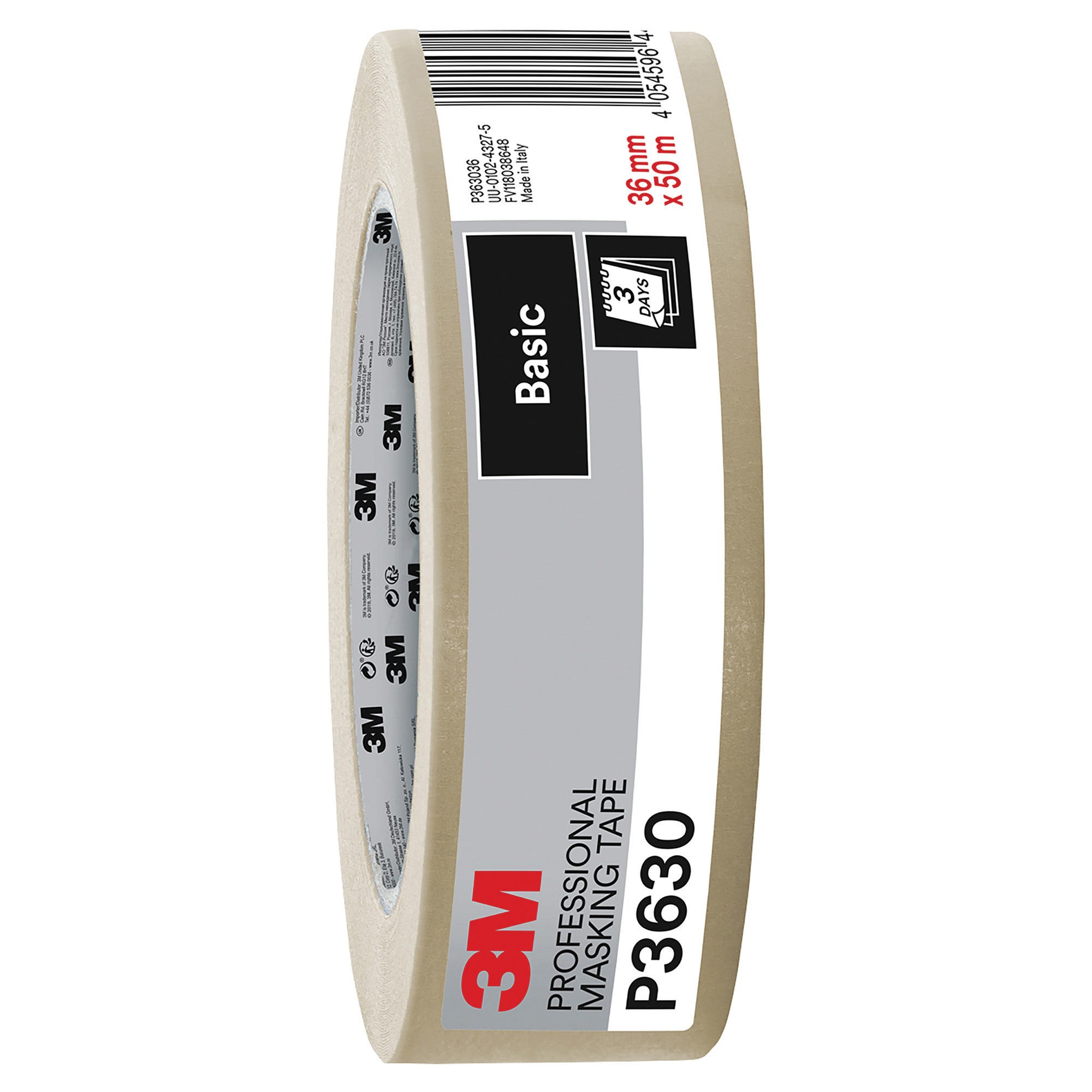 NASTRO MASCHERATURA 3M P3630 36mm x 50m BEIGE PER INTERNI IDEALE PER ...