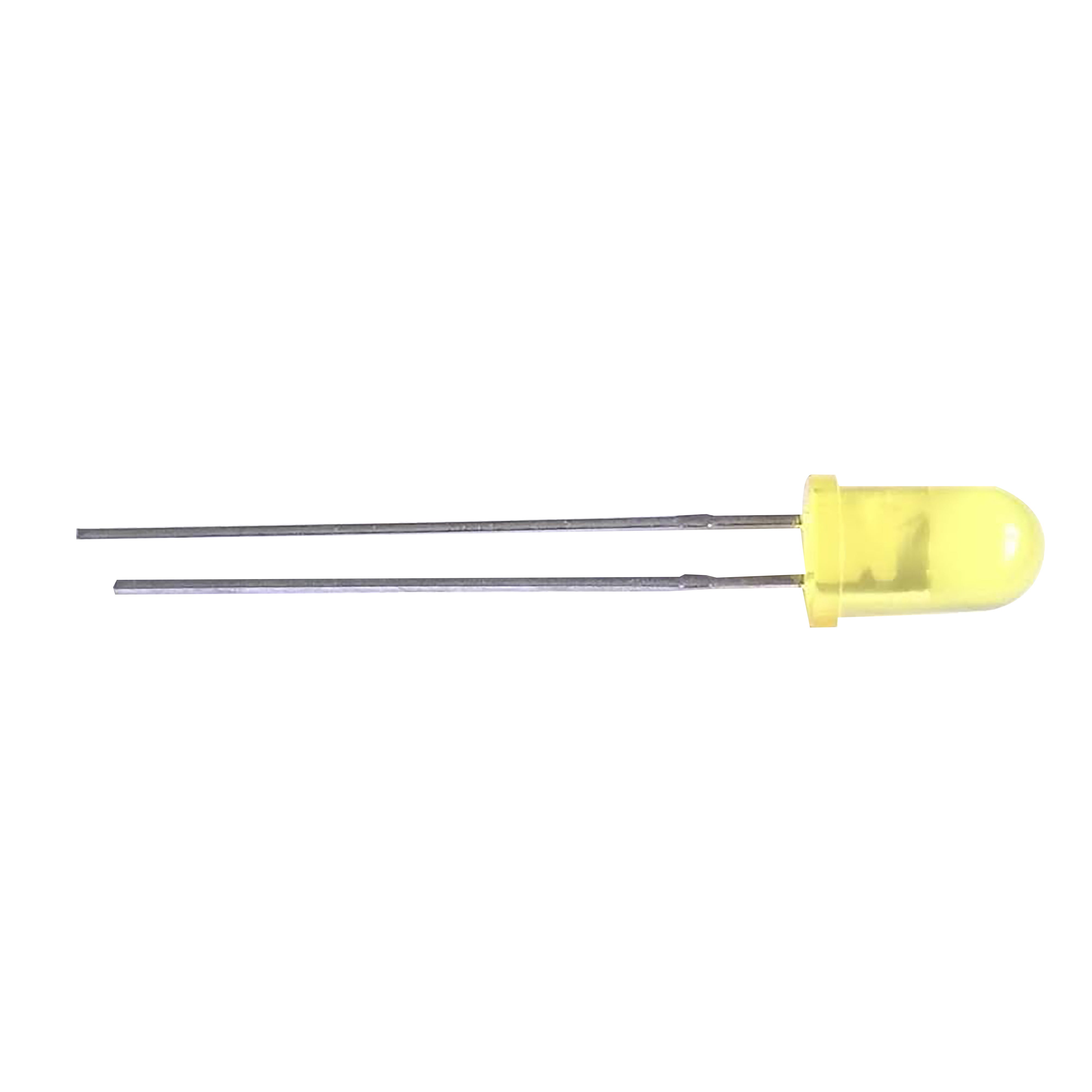 10 LED 3 mm COLORE GIALLO 1,5-3V