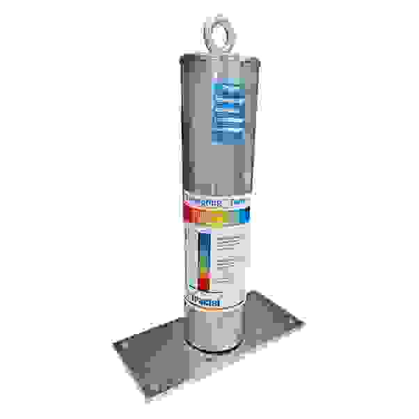 PALO TRACTEL BASE RETTANGOLARE 75 cm ISOLATO ANTICADUTA EN795A C CON ...