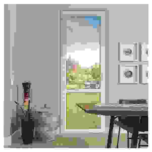 PORTA FINESTRA IN PVC BIANCA 1 ANTA SINISTRA 80x220 cm (LxH)