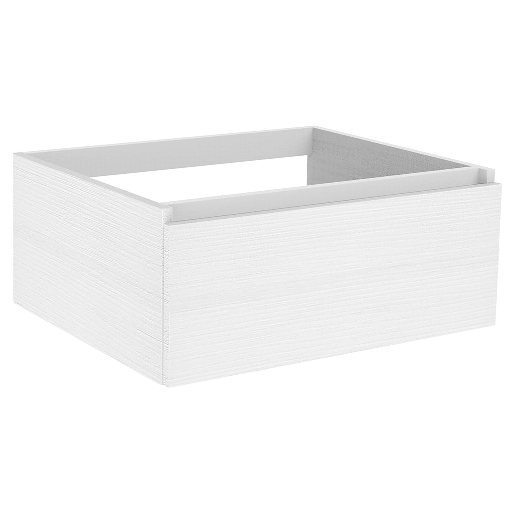 BASE DOLOMITE IN LEGNO BIANCO 1 CASSETTO 60x25x50 cm (LxHxP) SOFT CLOSE