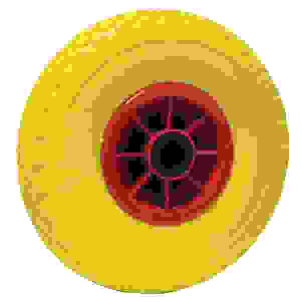 RUOTA ANTIFORATURA Ø 260 mm PORTATA 120 kg GOMMA GIALLA