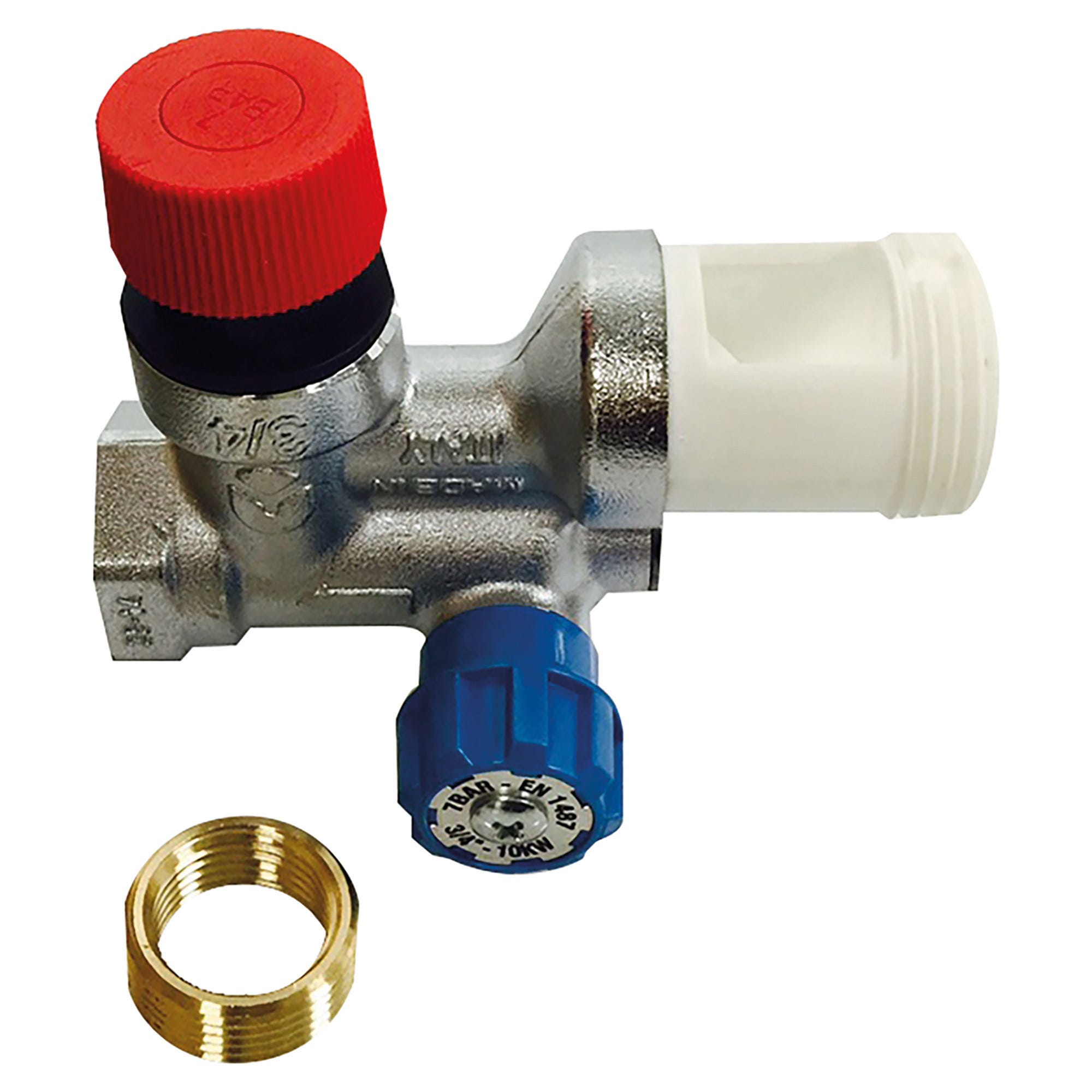GRUPPO DI SICUREZZA UNIVAL PER BOILER AD ACCUMULO MF3/4' E RIDUZIONE A ...