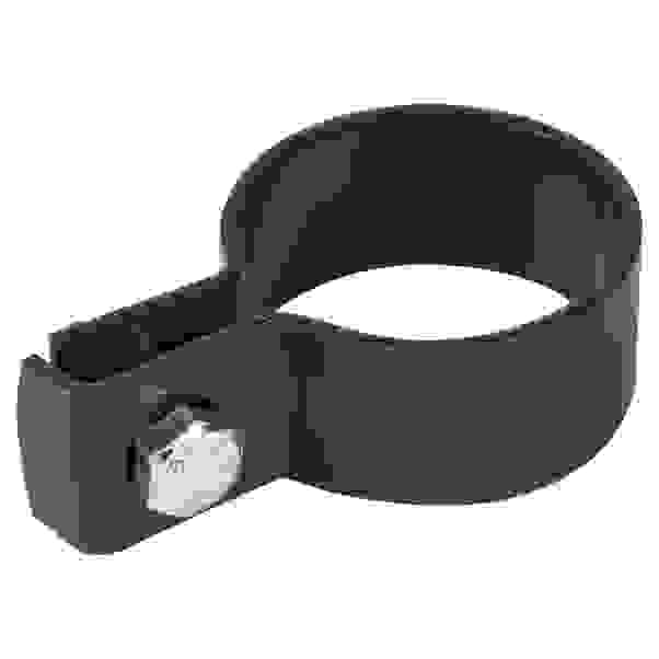 FASCETTA SINGOLA ANTRACITE Ø 48 mm CON VITE ZINCATA