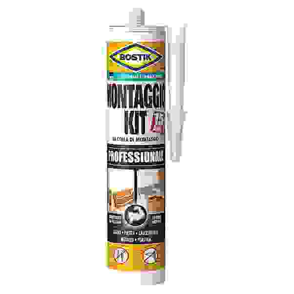 COLLA MONTAGGIO KIT BOSTIK 350 g PER LEGNO PIETRA METALLO CALCESTRUZZO E PLASTICA