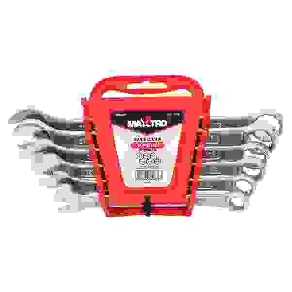 6 CHIAVI IN POLLICI COMBINATE 3/8-11/16 CHROME VANADIUM