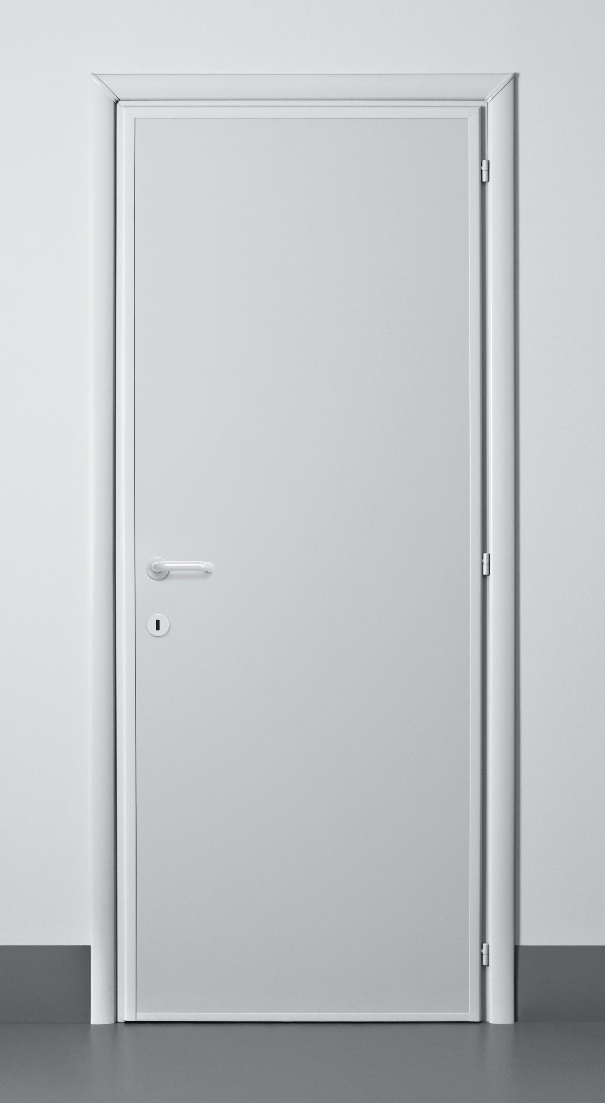 PORTA PVC BIANCO BATTENTE REVERSIBILE 210x90 cm (HxL)