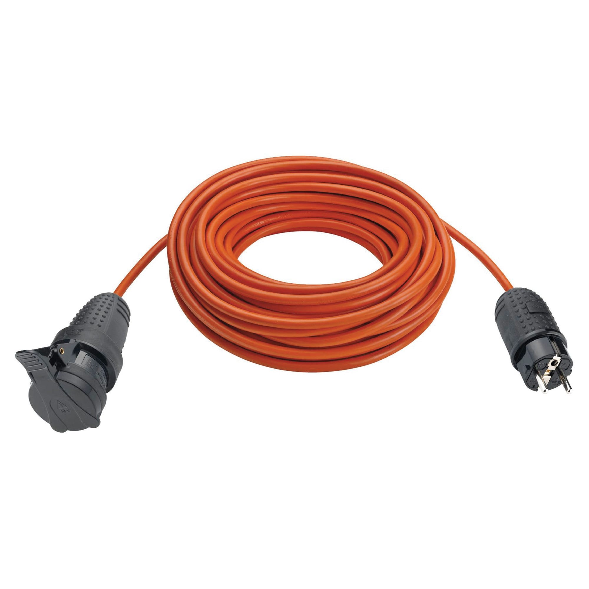 PROLUNGA DA GIARDINO PRESA SCHUKO CON CAVO 3G1 5 H05VV F ARANCIONE 30 M prolunga-da-giardino-presa-schuko-con-cavo-3g1-5-h05vv-f-arancione-30-m