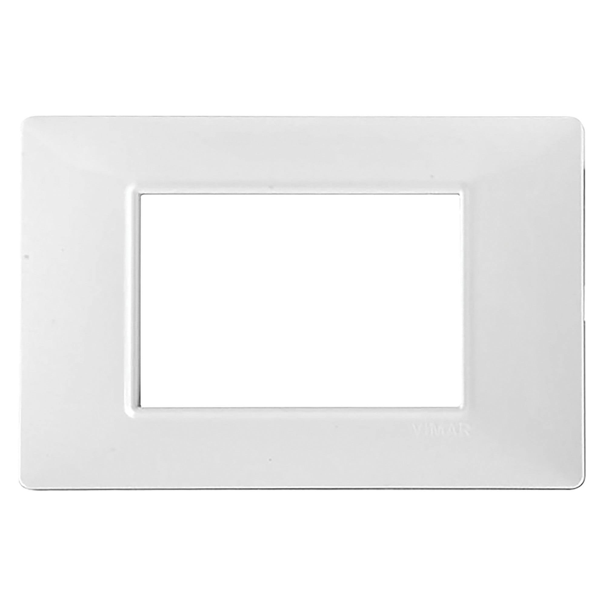 PLACCA VIMAR PLANA 3 MODULI COLORE BIANCO