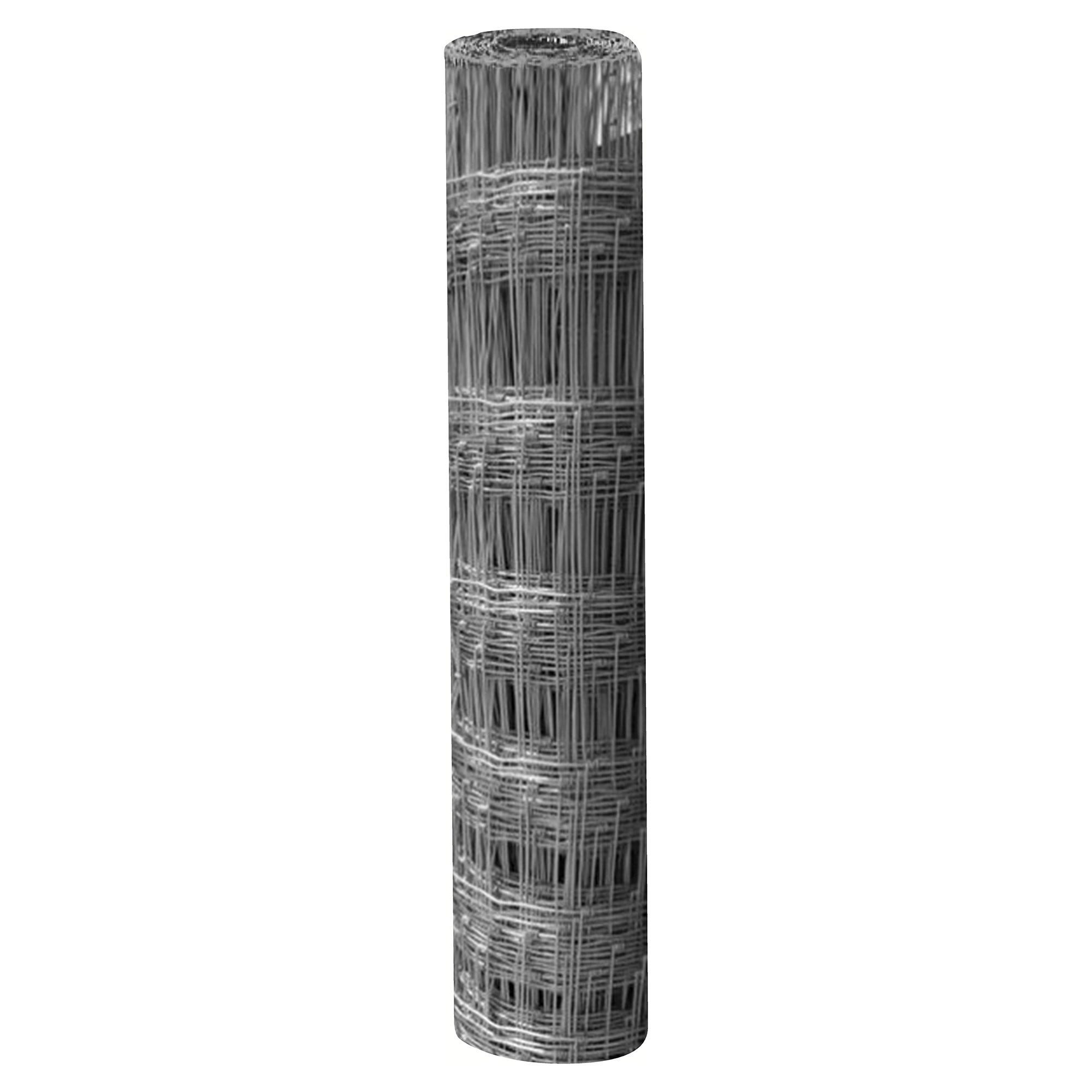 RETE AGROPASTORALE ZINCATA 1x50 m MAGLIA 15x15 cm FILO Ø 1,8/2,2 mm