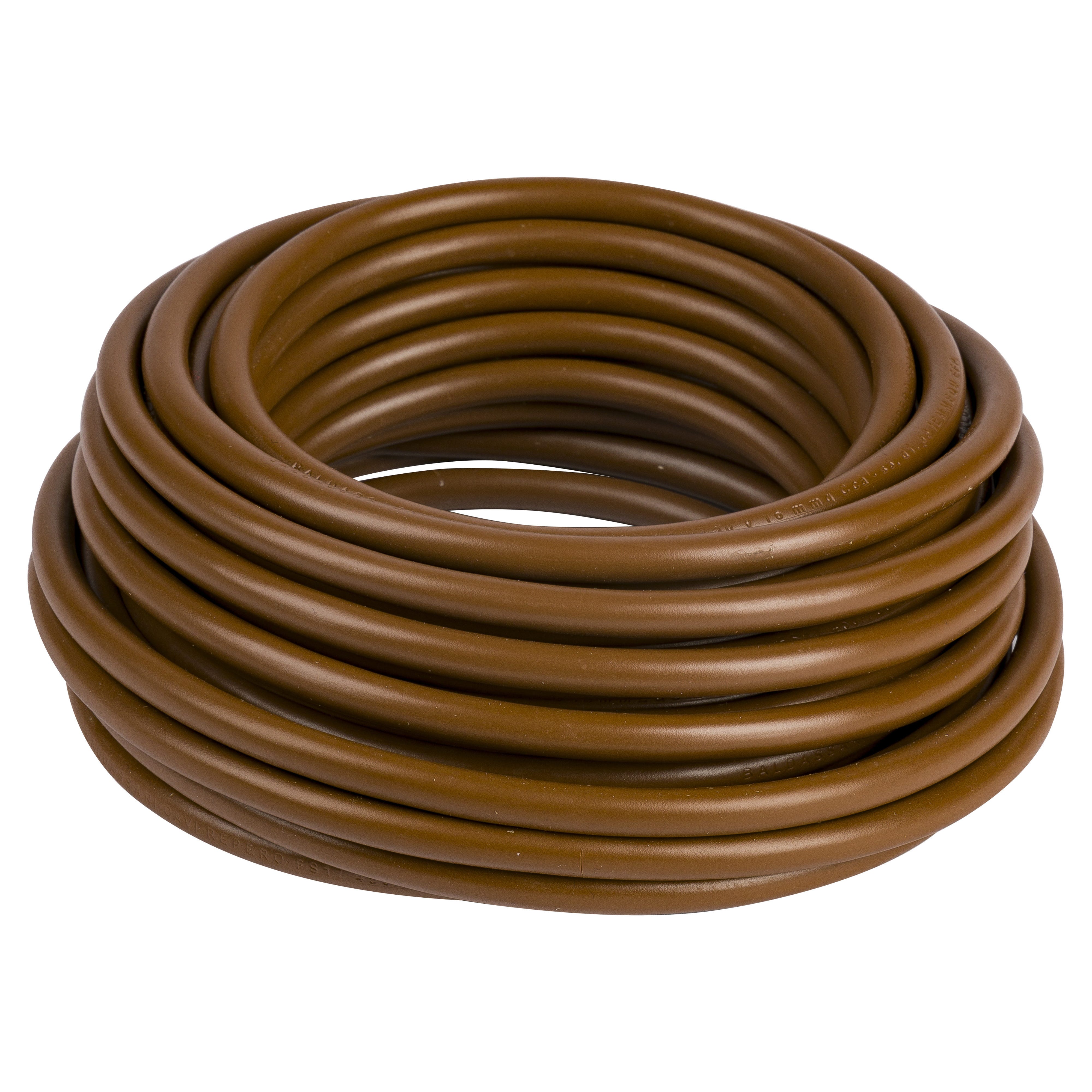 CAVO UNIPOLARE FS17 450/750V SEZIONE 1x16 mmq COLORE MARRONE MATASSA DA ...