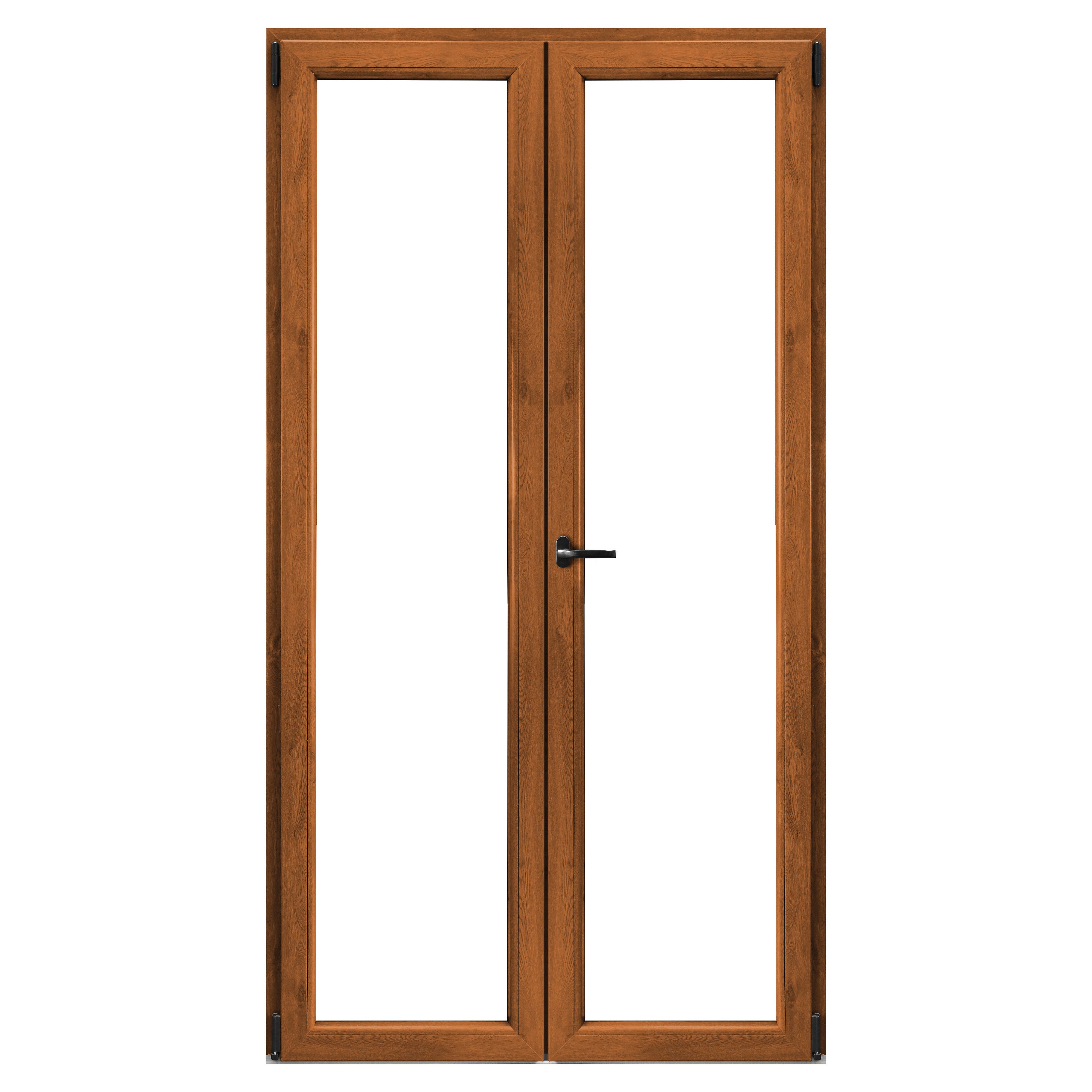 PORTA FINESTRA IN PVC NOCE 2 ANTE 120x220 cm (LxH)