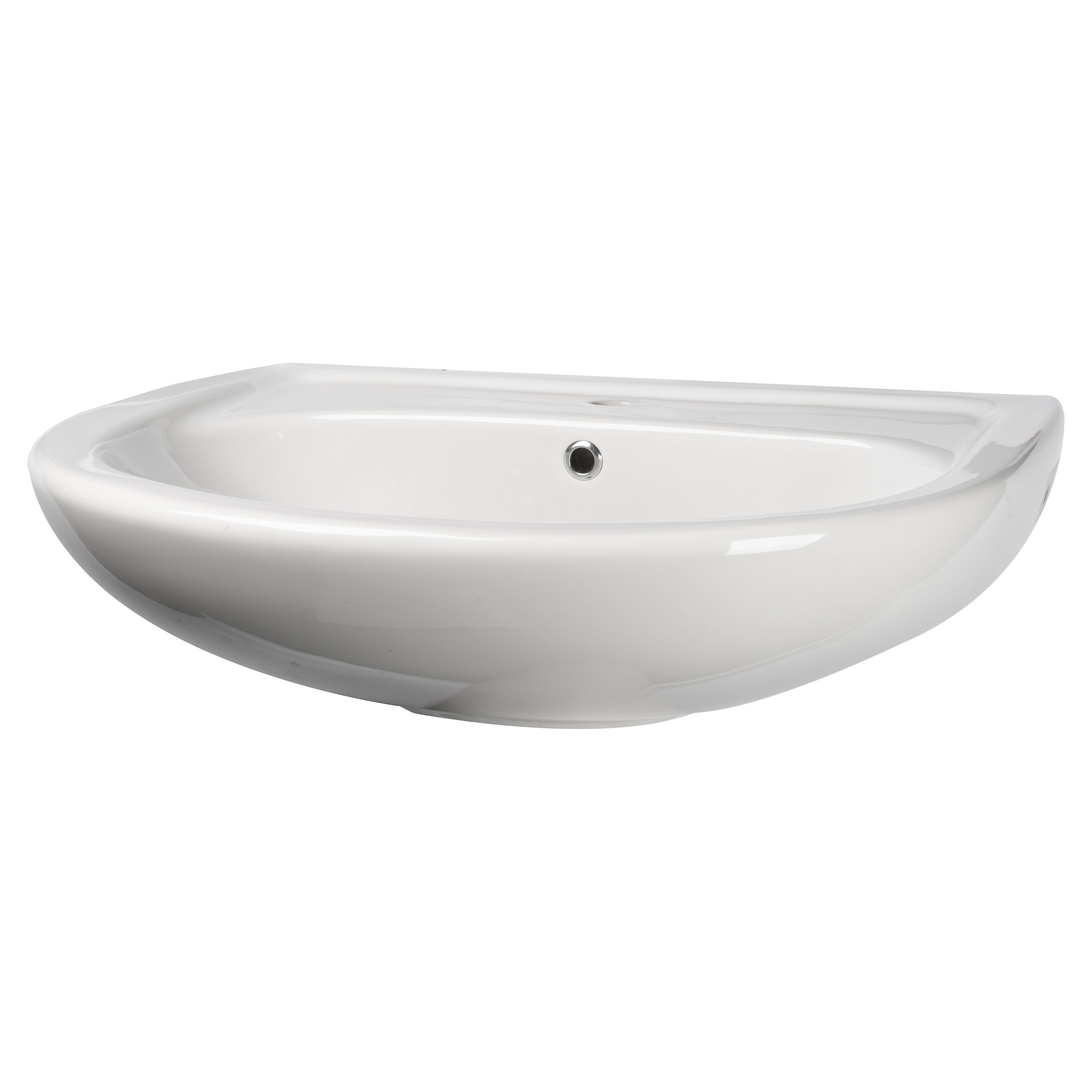 LAVABO A COLONNA E SOSPESO AZZURRA SERIE GIOVE IN CERAMICA BIANCA 65x50 ...