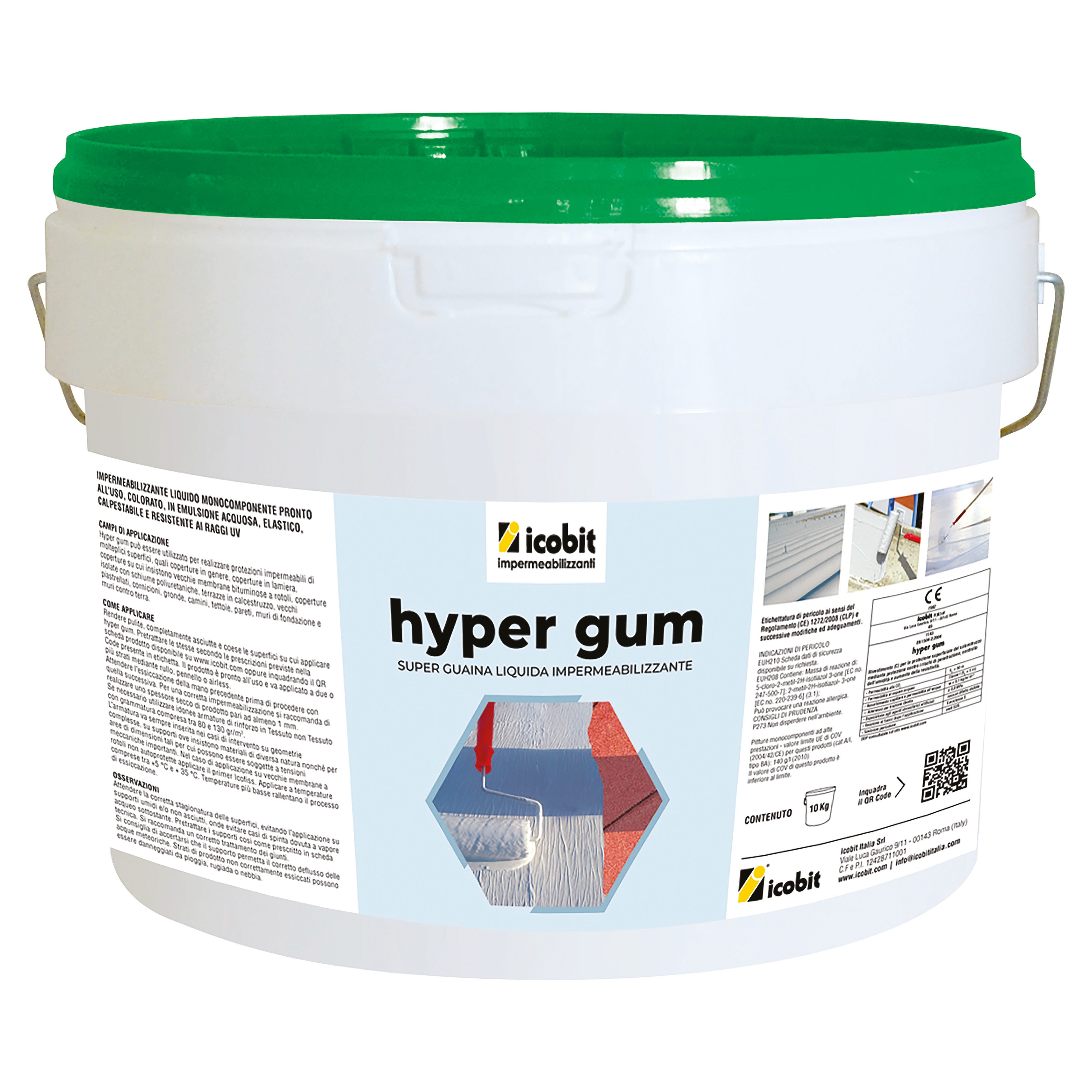 GUAINA LIQUIDA ELASTOMERICA VERDE 10 kg