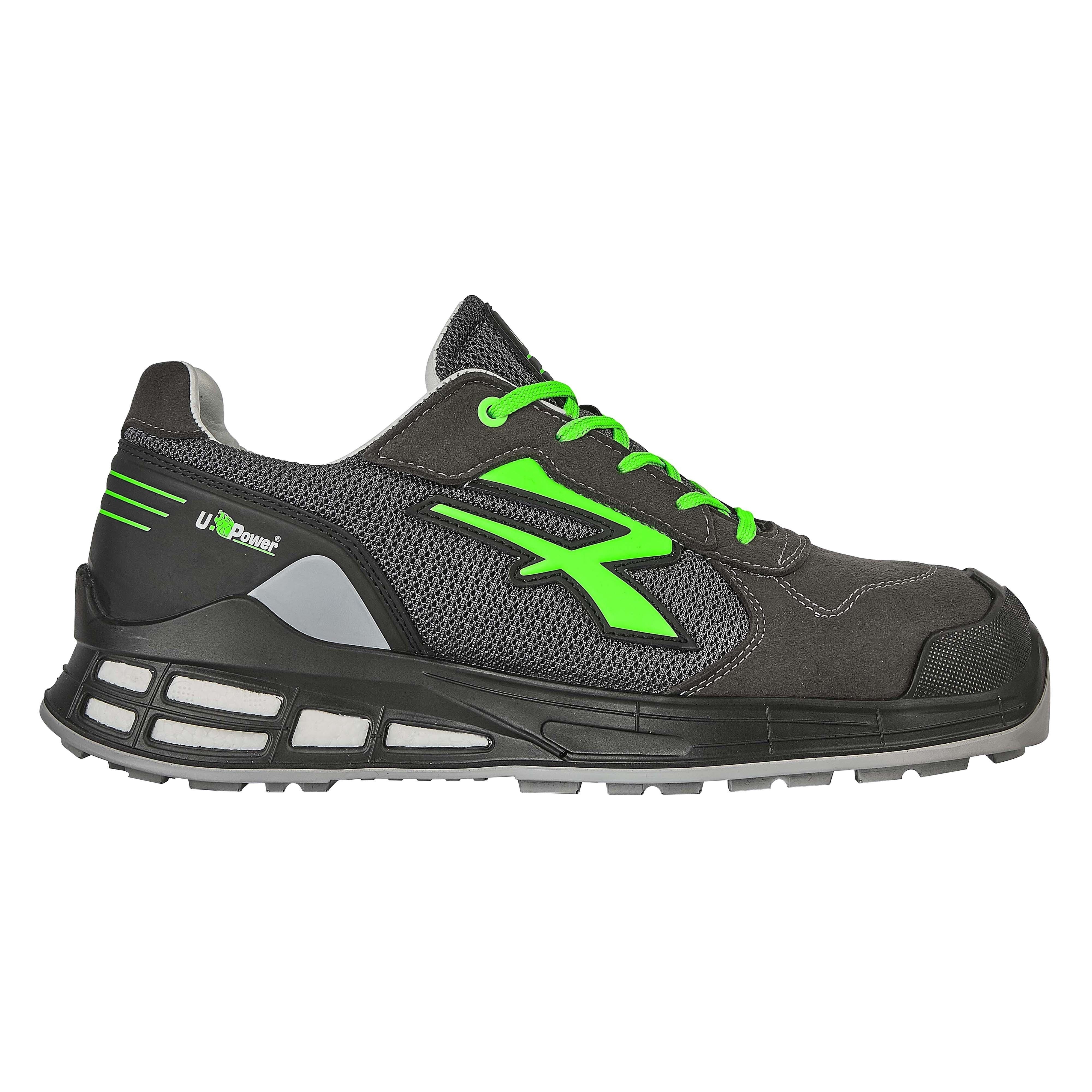 SCARPA ANTINFORTUNISTICA 43 U-POWER EGON BASSA CLASSE S1P SRC ESD NERA ...