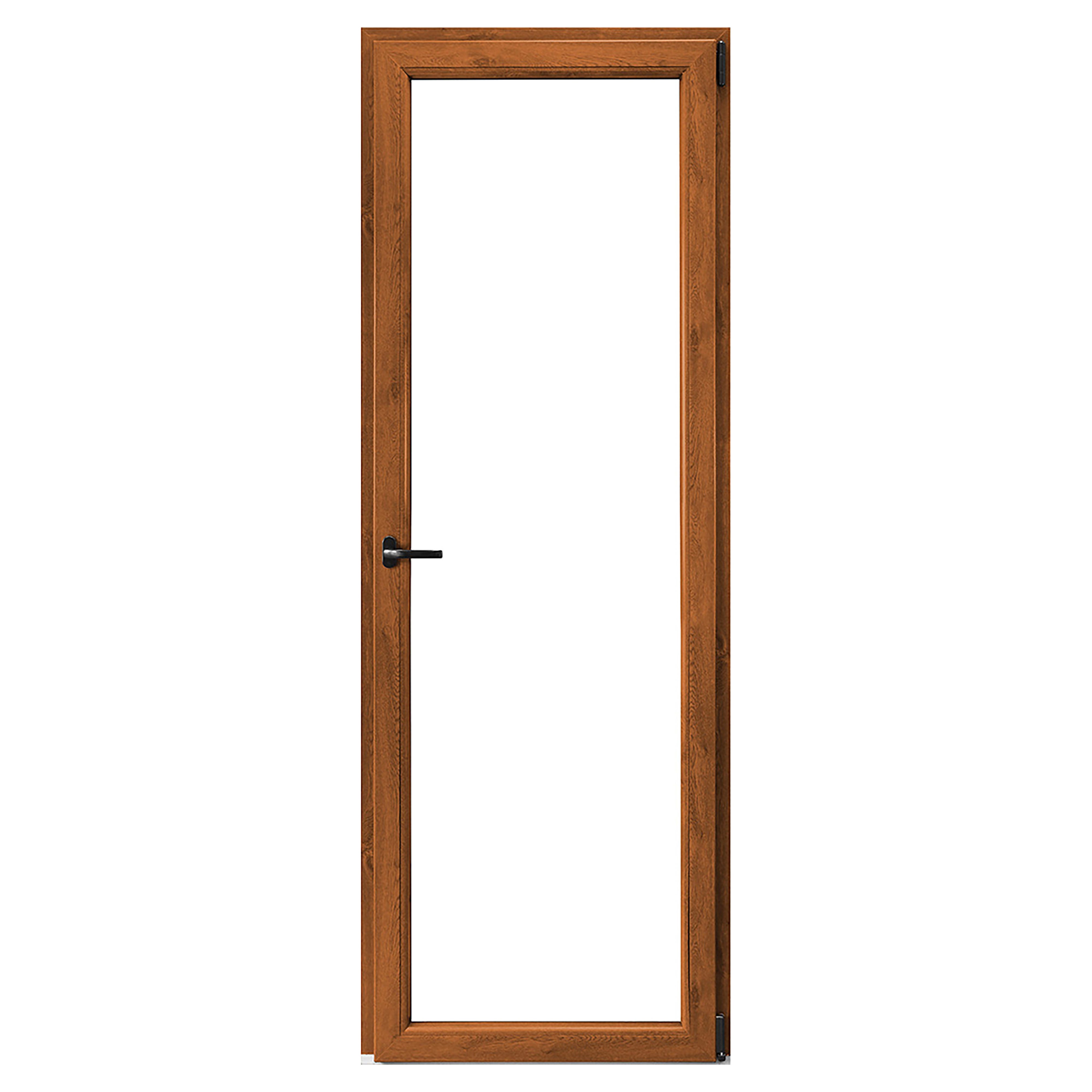 PORTA FINESTRA IN PVC ROVERE GOLD 1 ANTA DESTRA 80x220 cm (LxH) | Tecnomat