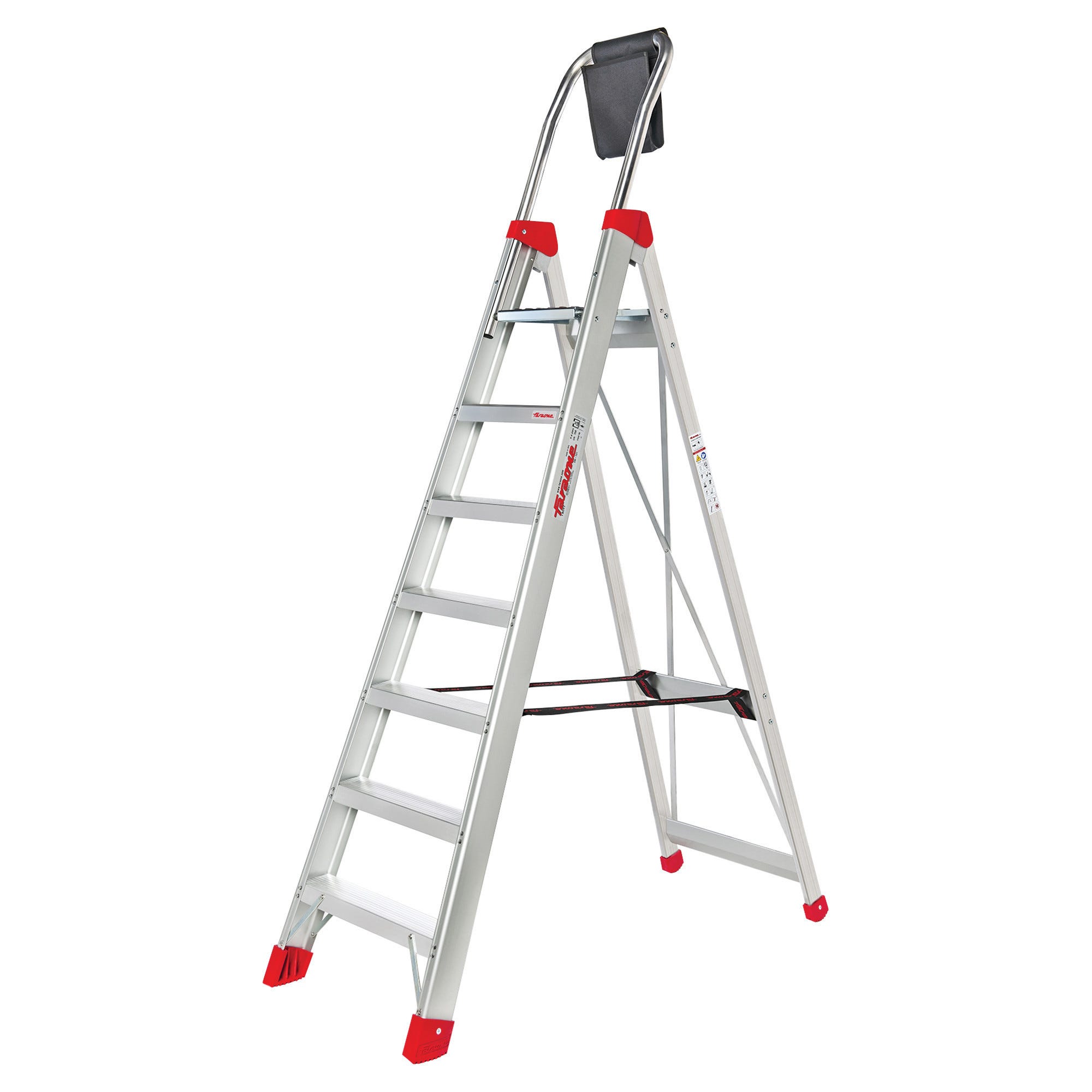 SCALA FARAONE LADY ALLUMINIO 7 GRADINI PESO 11 kg PORTATA 150 kg ...