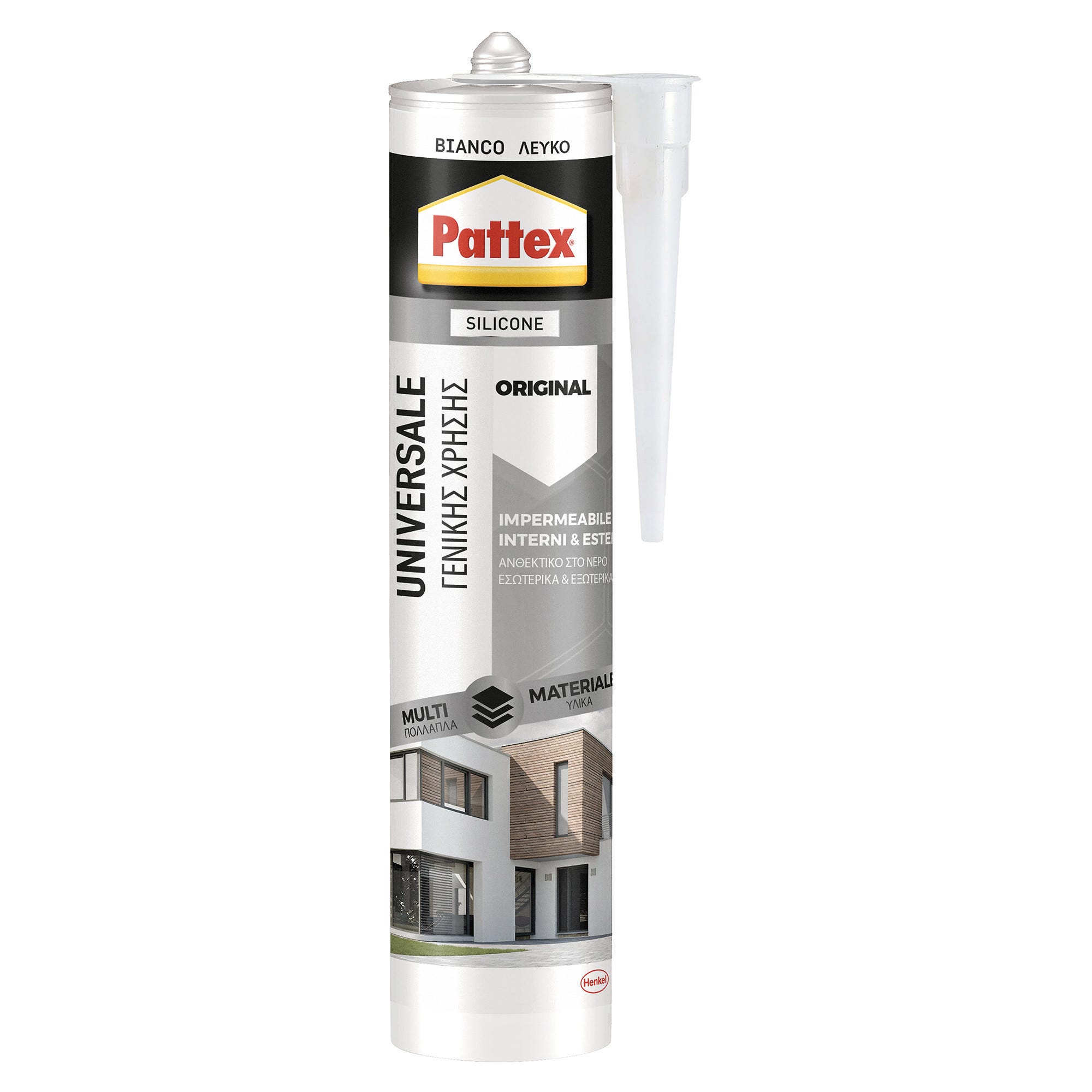 SILICONE ACETICO PATTEX UNIVERSALE BIANCO 280 ml