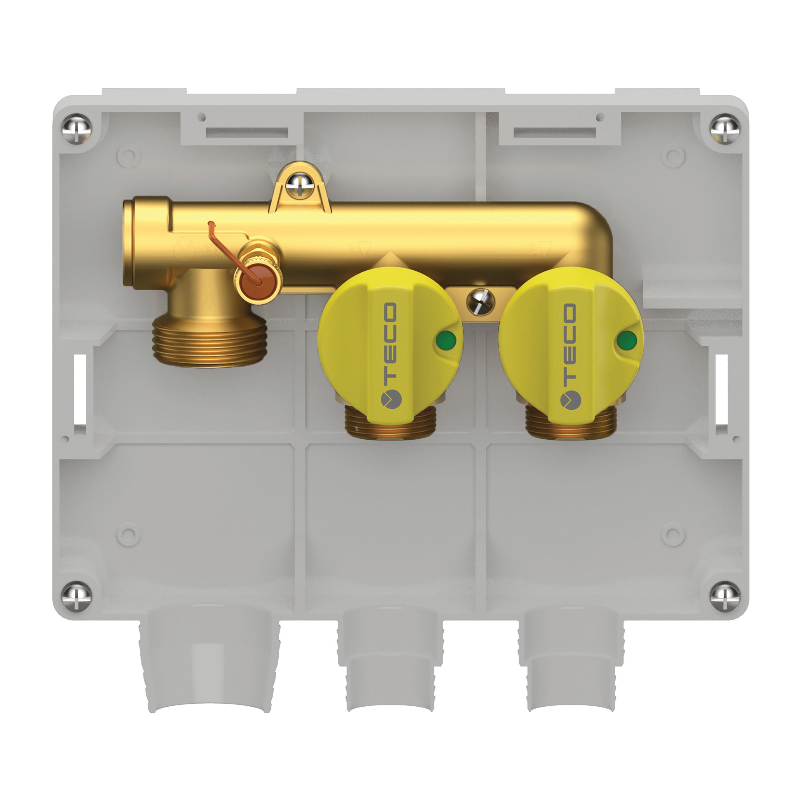 COLLETTORE DISTRIBUZIONE GAS TECO K2.2 MULTI INTERCETTAZIONE 1" E 2 ...