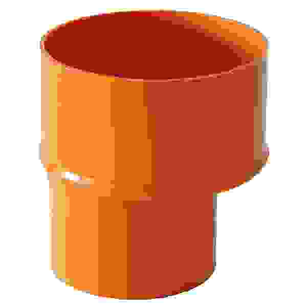 RIDUZIONE Ø 100x80 mm PVC ARANCIO