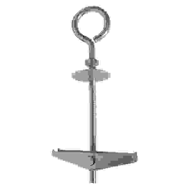 ANCORE A SCATTO MUNGO IN METALLO M4x70 mm 100 PEZZI CON OCCHIOLO CHIUSO