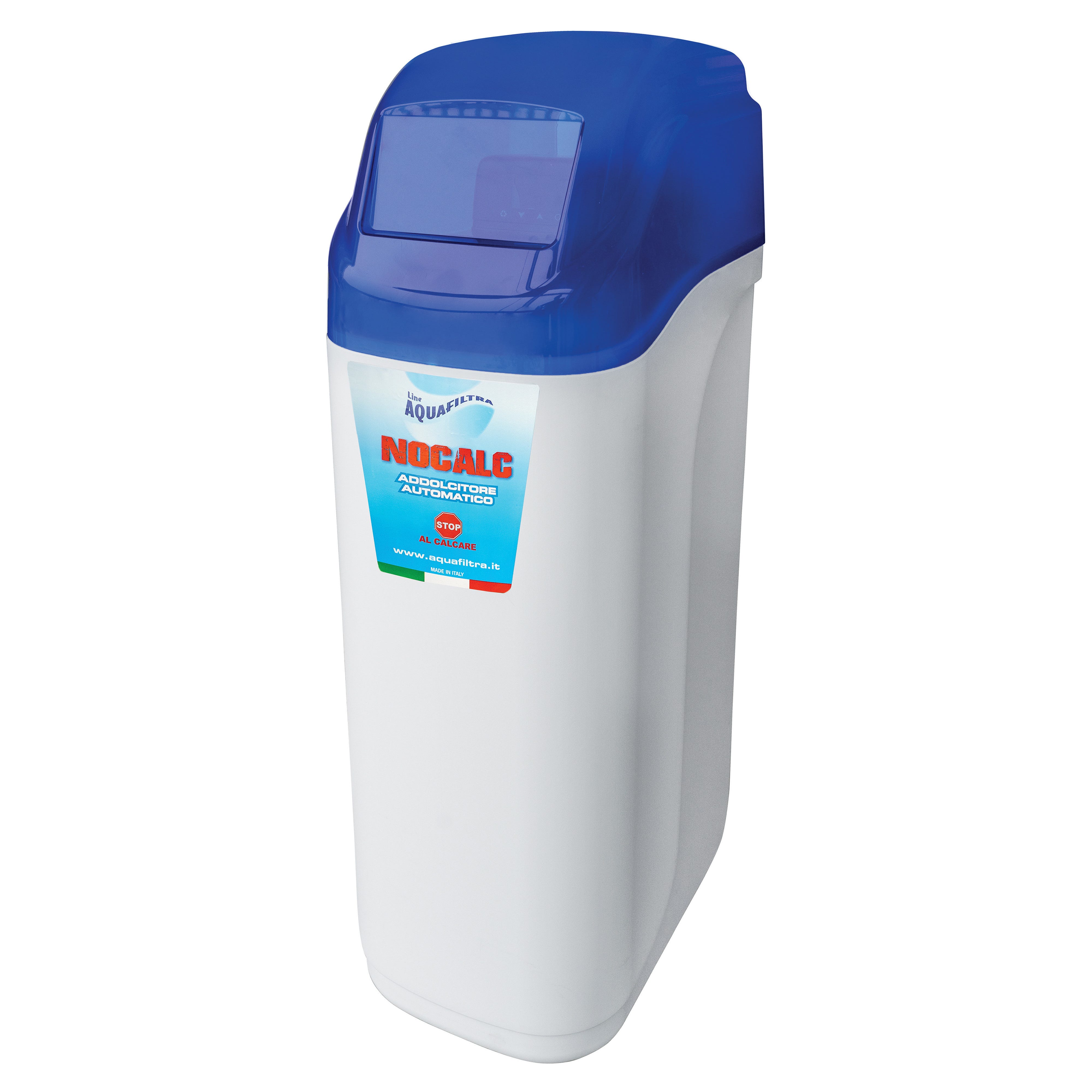 ADDOLCITORE AQUAFILTRA NOCALC-XL PORTATA 1200 l/h CABINATO 18 l RESINA ...