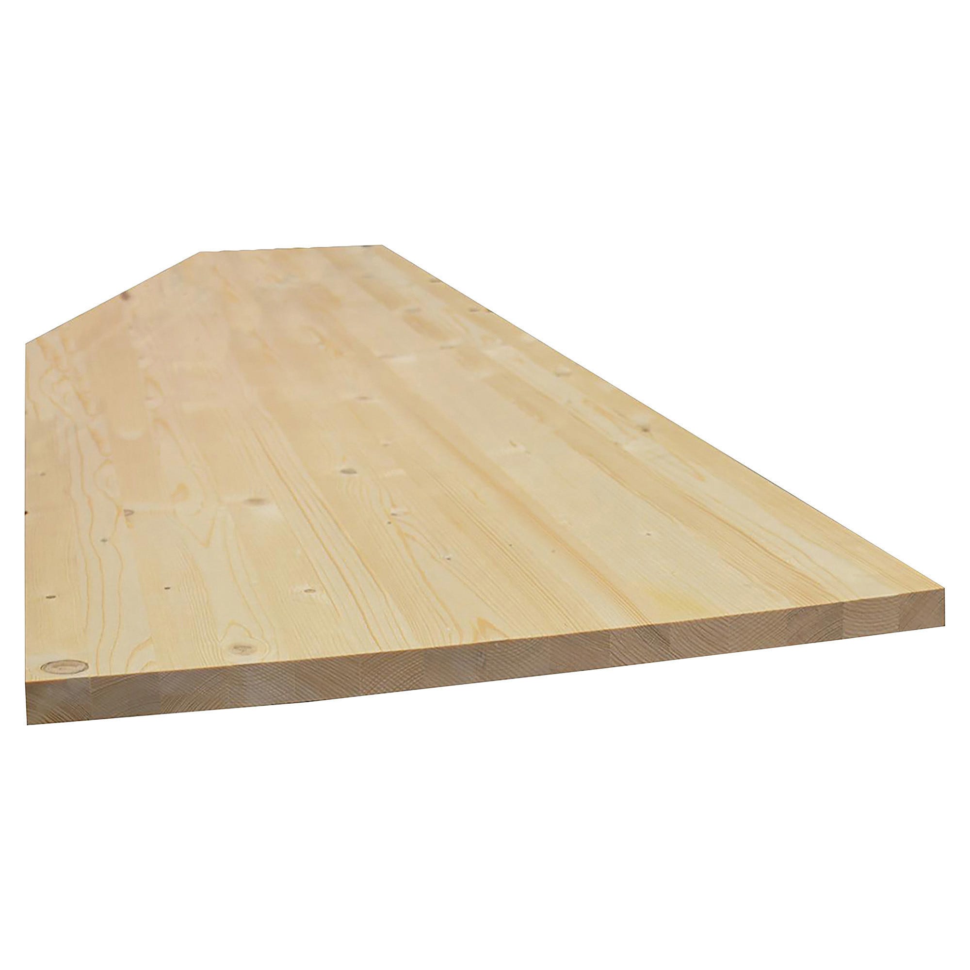 TAVOLA IN ABETE LAMELLARE 200x60 cm (HxL) SPESSORE 28 mm | Tecnomat