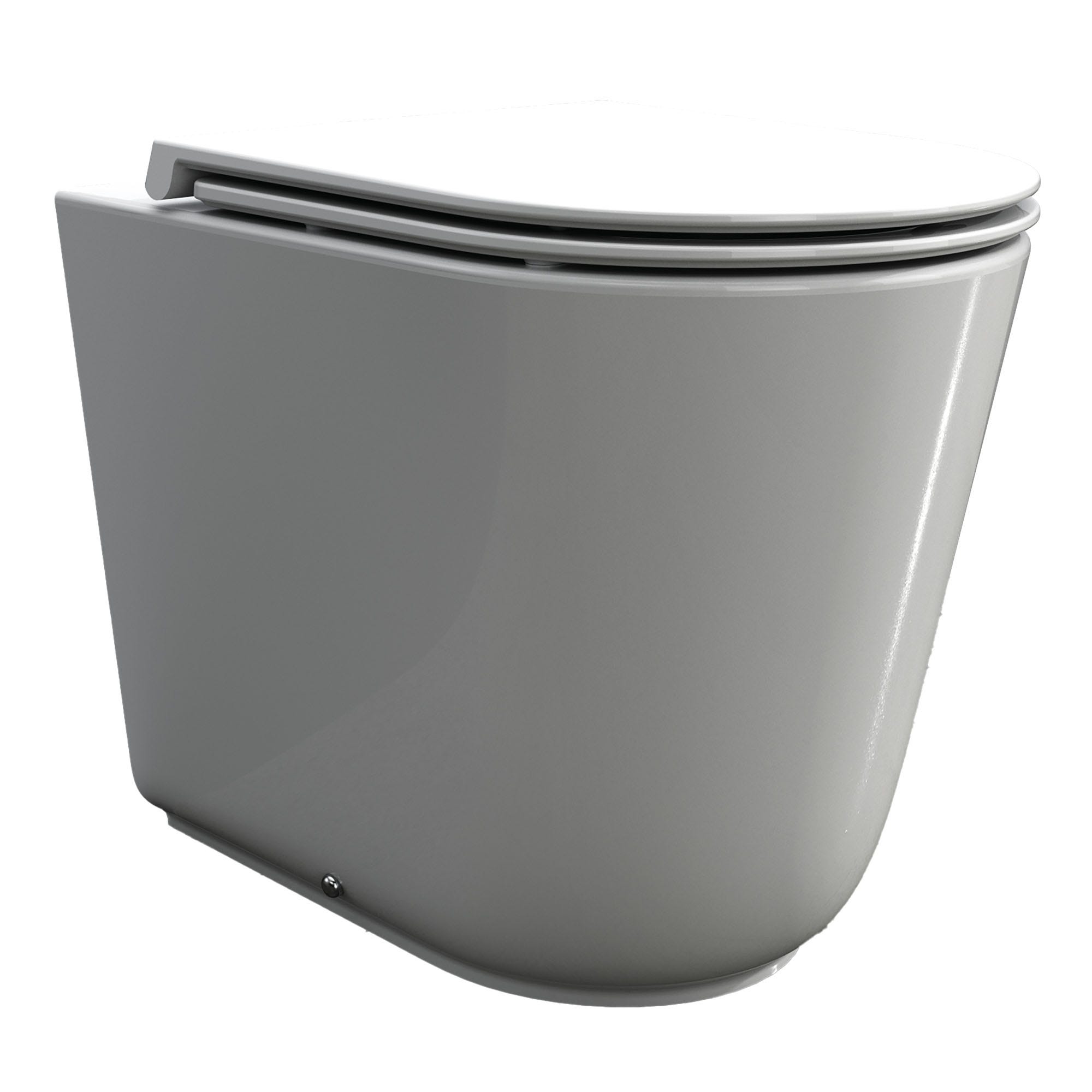 VASO SERIE JOHN FILO MURO CON SCARICO MULTIPLO SILENZIATO SENZA BRIDA ...