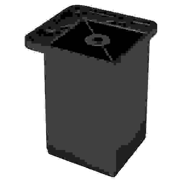 PIEDE PER MOBILE FISSO PORTATA 200 kg 70x46x46 mm ABS NERO