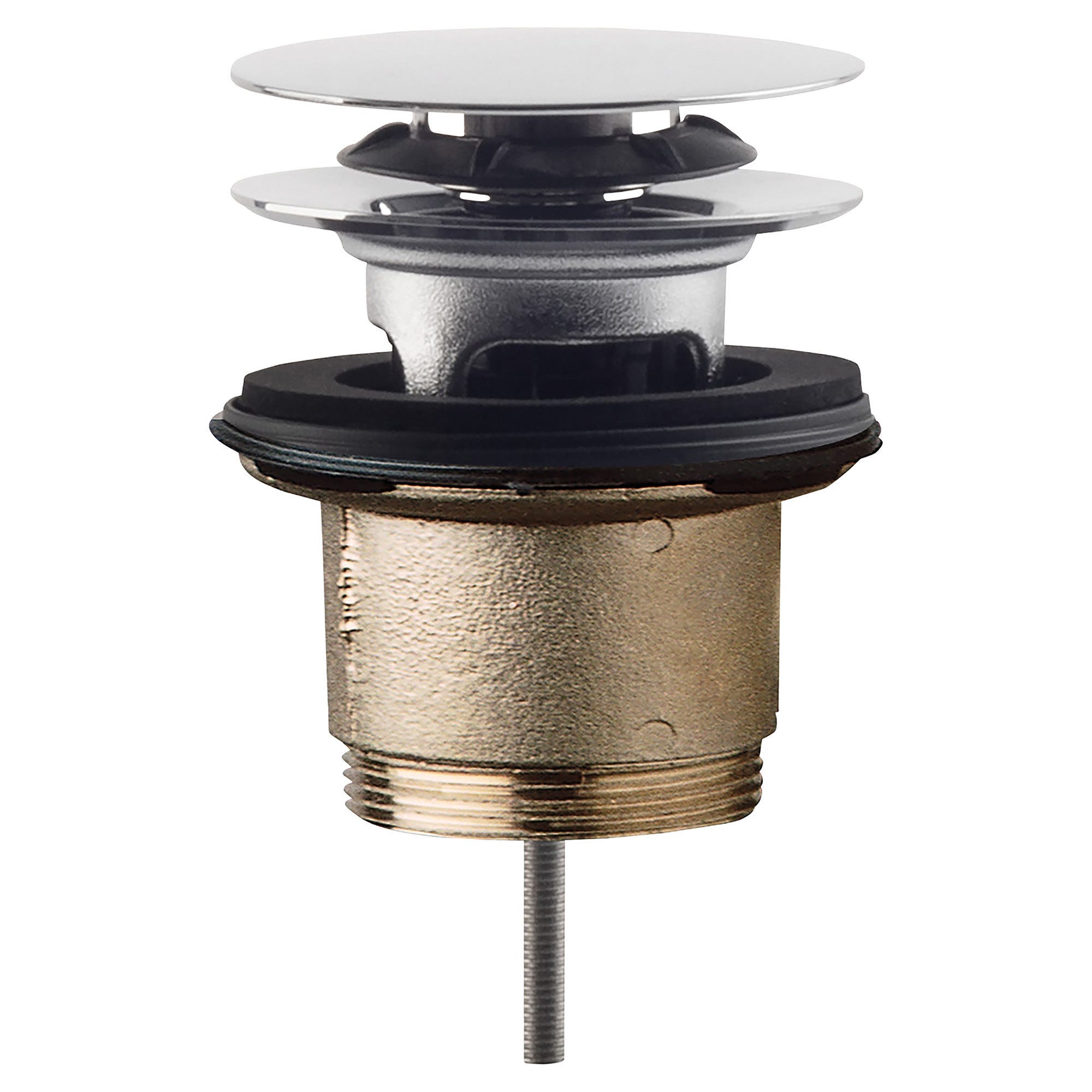 PILETTA VASCA FRESTANDING OMP CLICK CLACK UNIVERSALE 1'' 1/2 I OTTONE ...