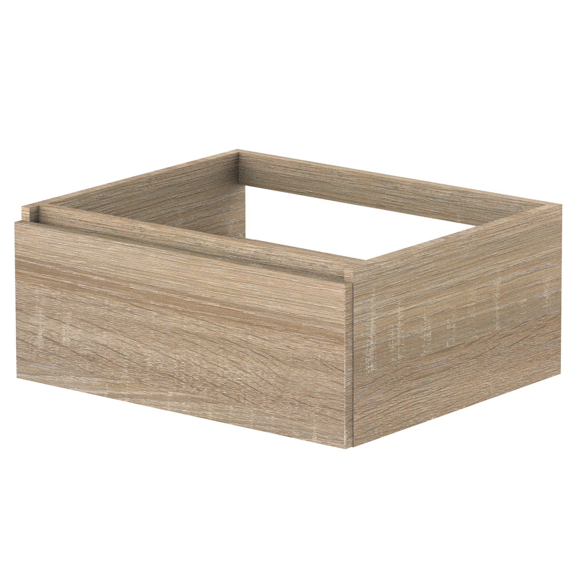 BASE DOLOMITE IN LEGNO ROVERE WELL 1 CASSETTO 60x25x50 cm (LxHxP)