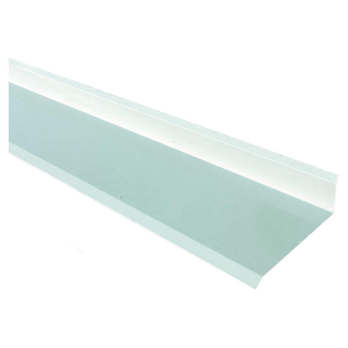 SCOSSALINA A MURO SV 250 mm 2 m BIANCO GRIGIO LAMIERA PREVERNICIATA