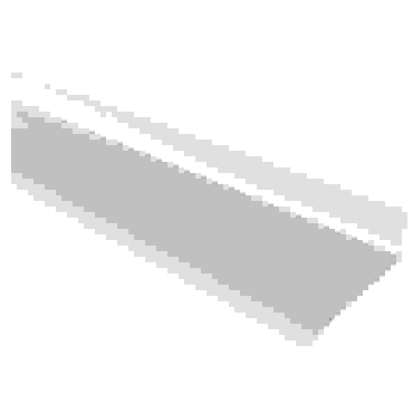 SCOSSALINA A MURO SV 250 mm 2 m BIANCO GRIGIO LAMIERA PREVERNICIATA