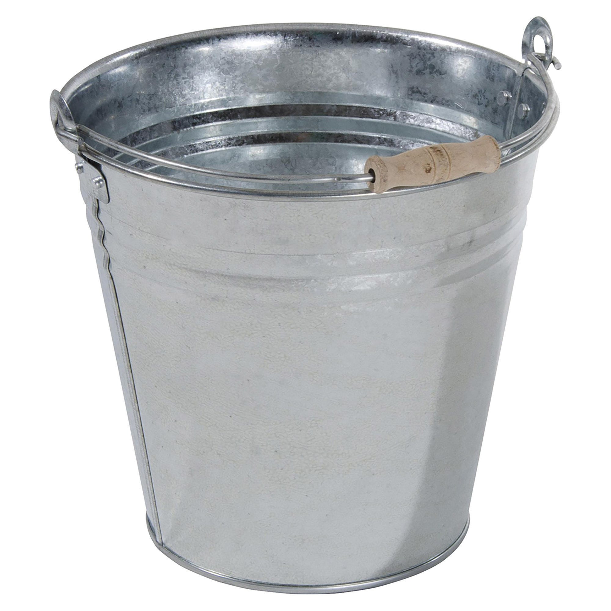 SECCHIO IN ACCIAIO ZINCATO 10 l