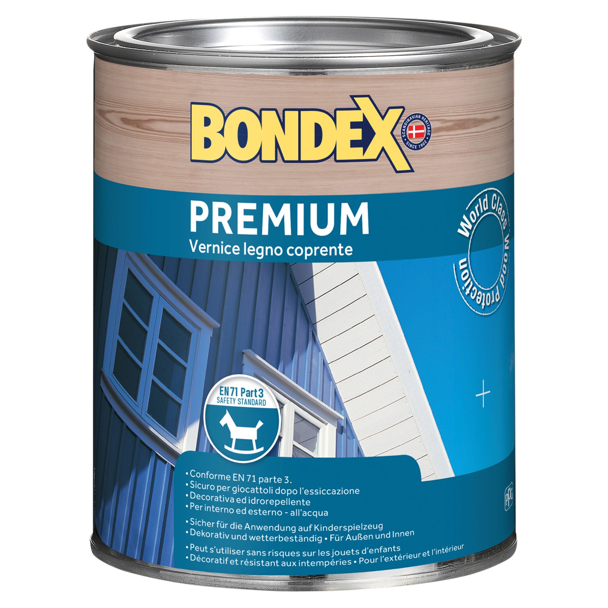 VERNICE BONDEX PREMIUM 0,75l MARR CHIARO ACQUA 0,75 l MARRONE CHIARO ...