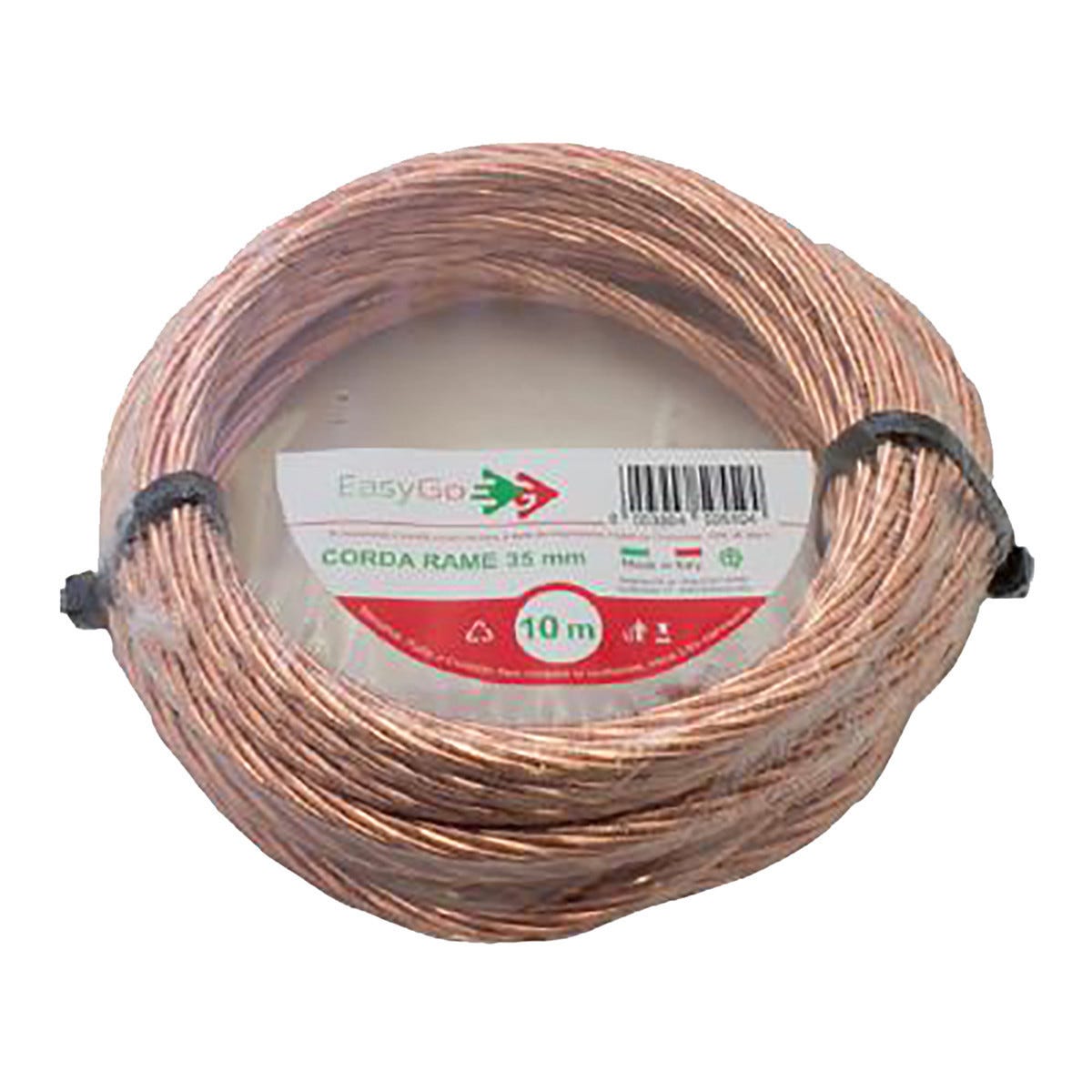 TRECCIA DI RAME 35 mmq MATASSA 10 m