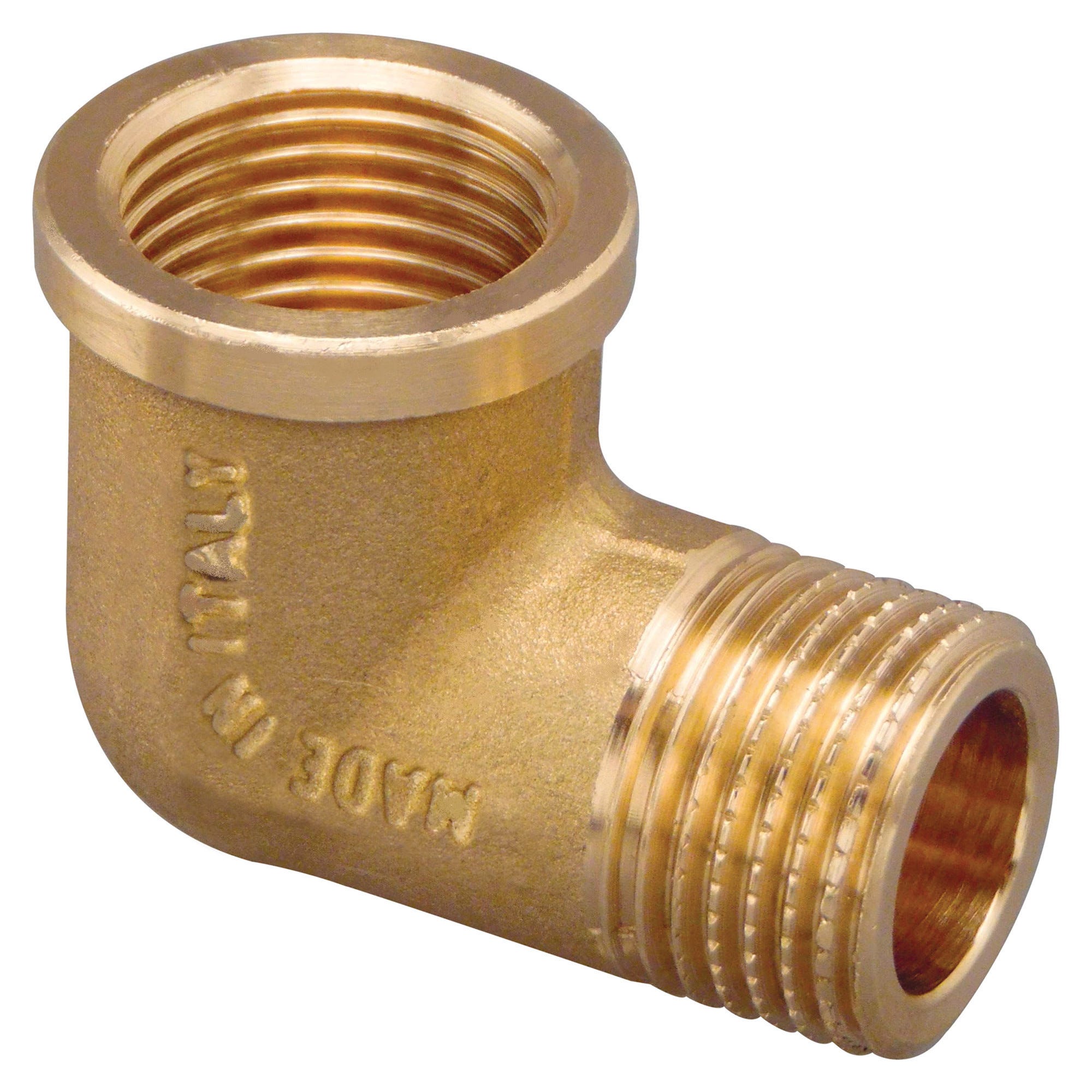 GOMITO PATTARONI OTTONE GIALLO MF 1"1/4