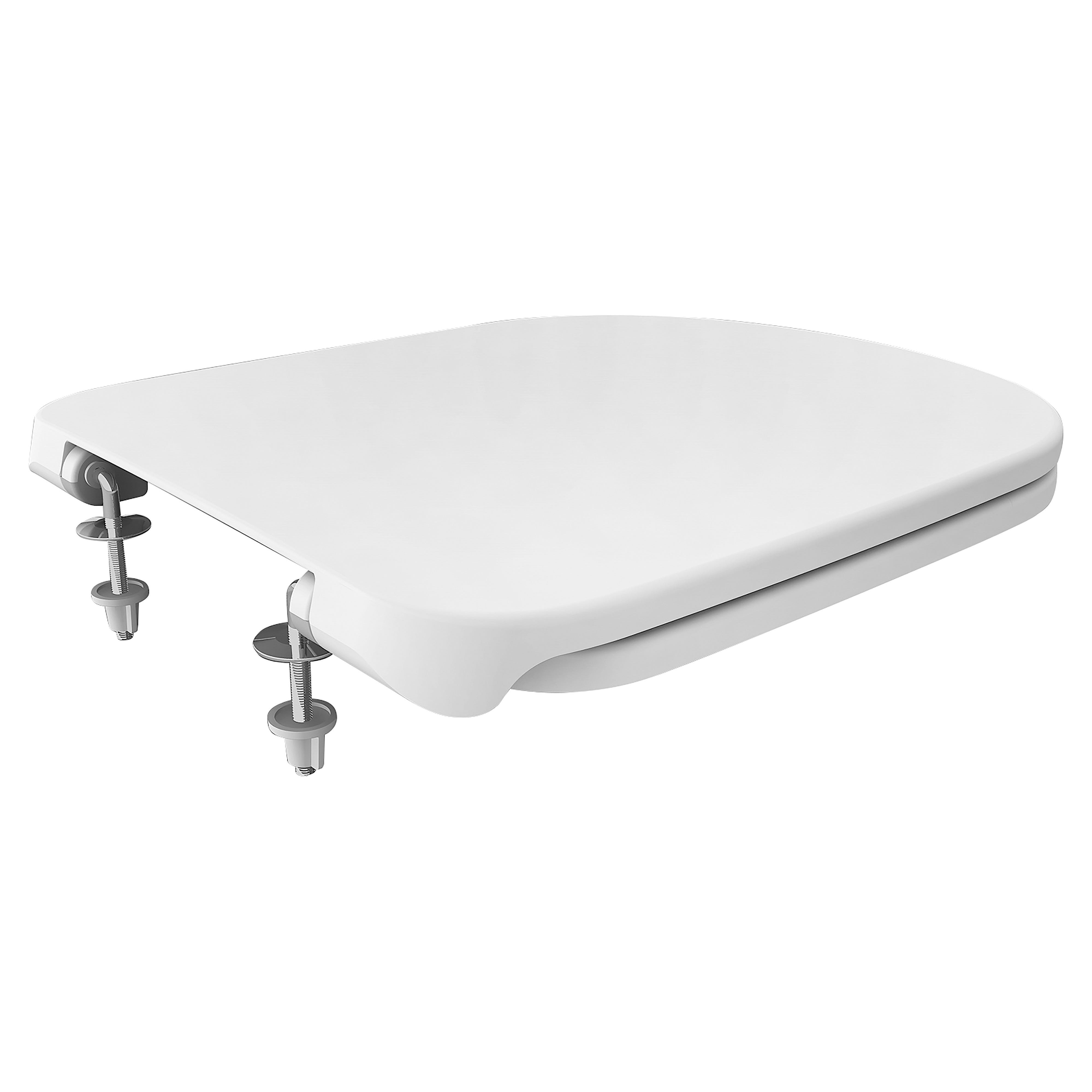 SEDILE WC SERIE GAMMA TERMOINDURENTE BIANCO CERNIERE ACCIAIO