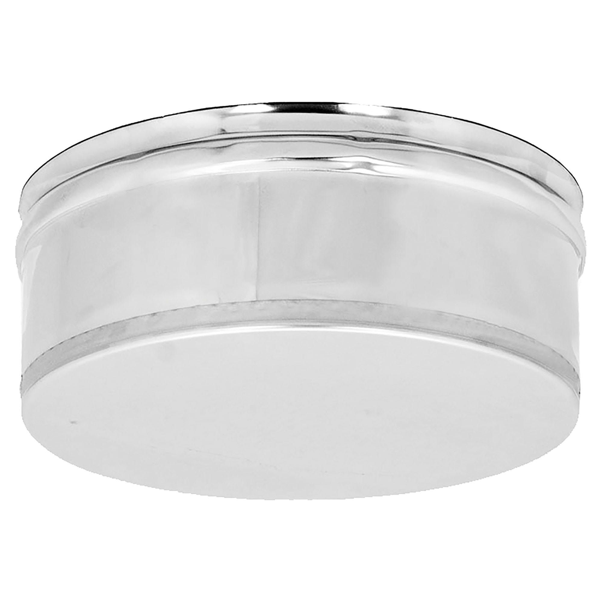 TAPPO CIECO INOX MONOPARETE 316 Ø 80 mm