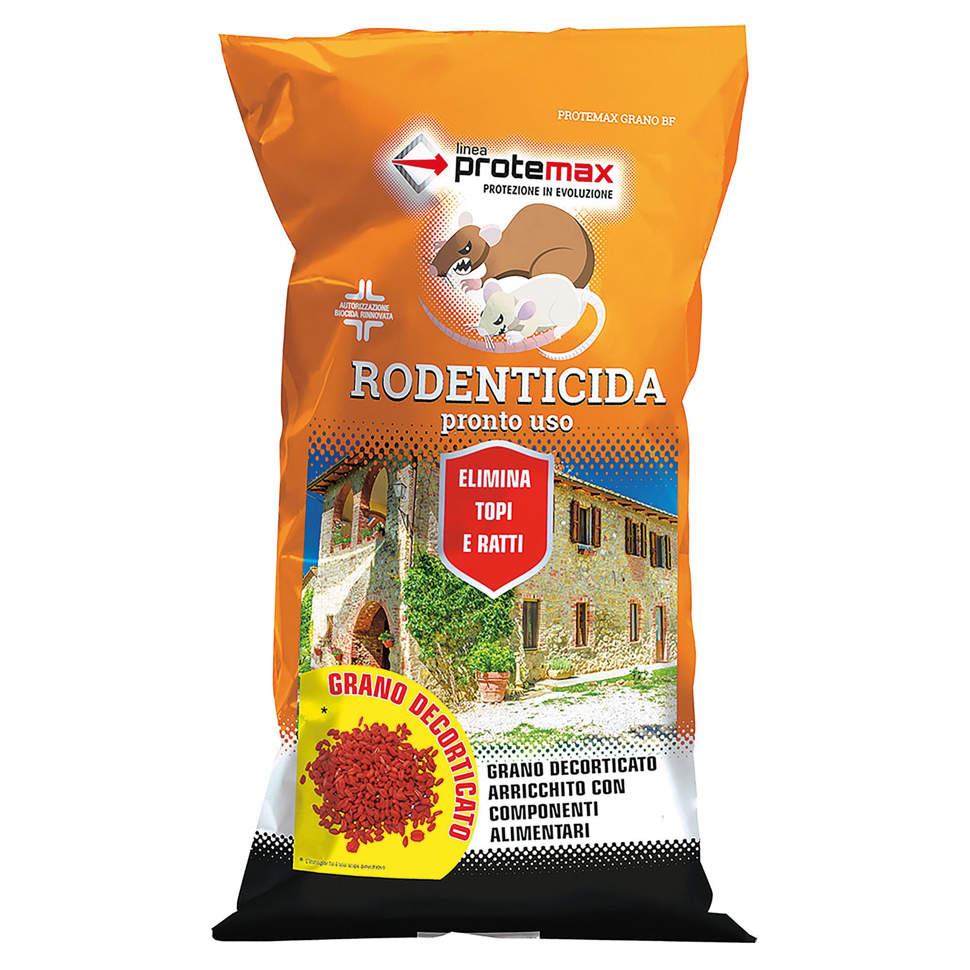 GRANO BIOCIDA BF PROTEMAX PER TOPI PRONTO ALL'USO 1,50 kg | Tecnomat