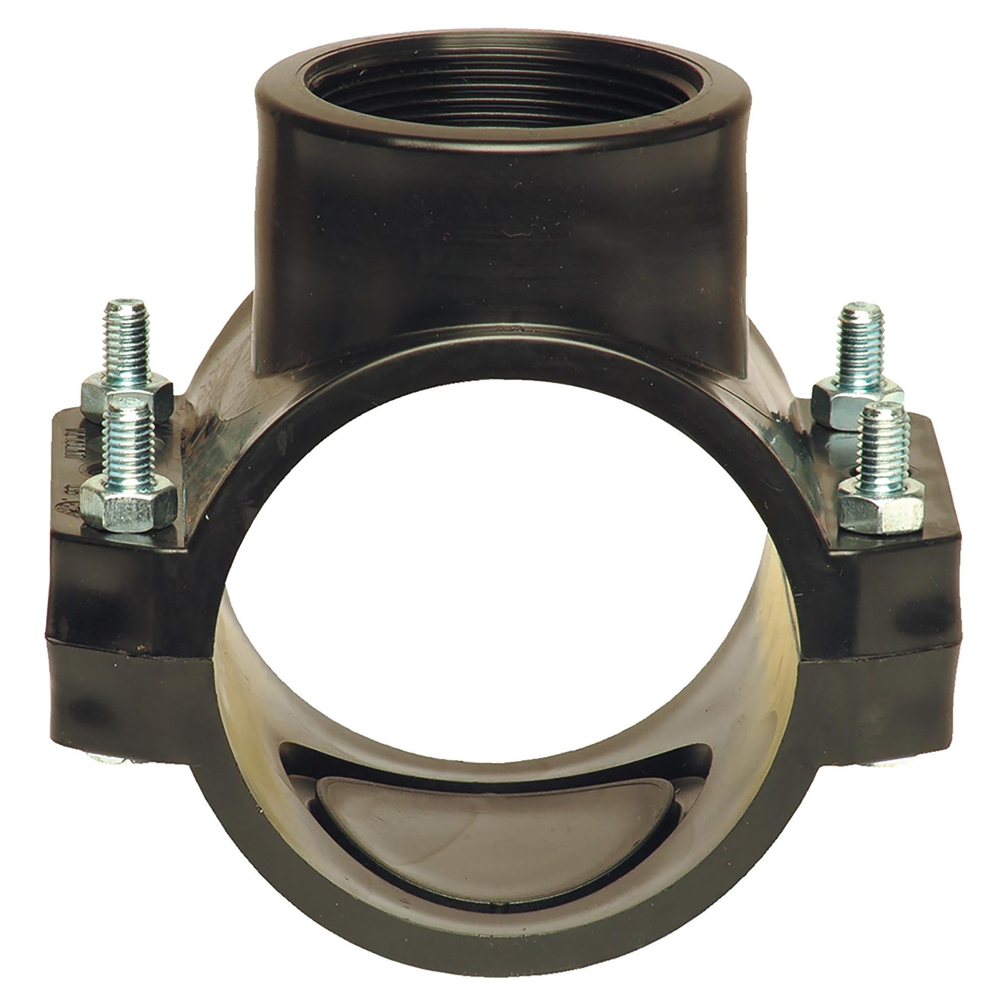 RACCORDO A COMPRESSIONE TUBO POLIETILENE PRESA STAFFA Ø 32 mm x 1'' F ...