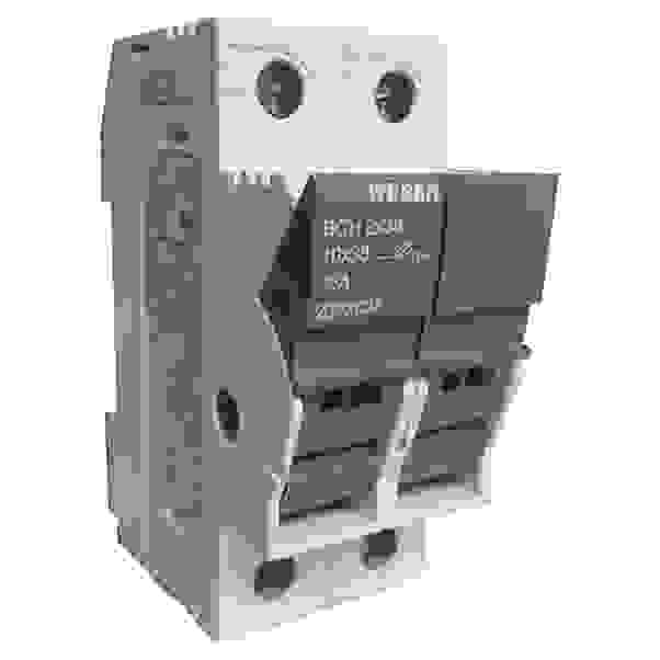 PORTAFUSIBILE MODULARE 2P 10,3x38 32A FINO A 690V