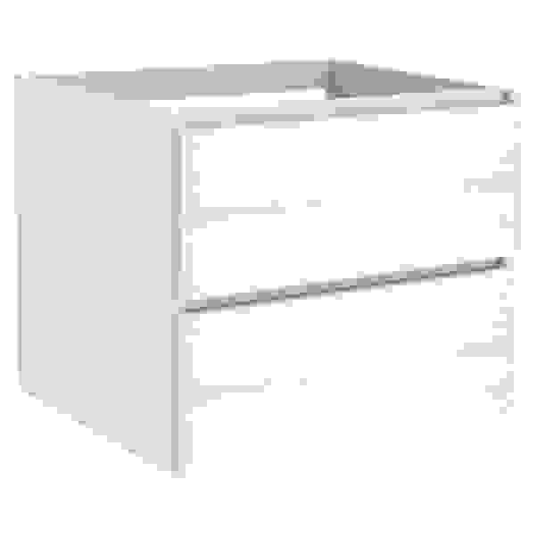 BASE DOLOMITE IN LEGNO BIANCO 2 CASSETTI 60x50x50 cm (LxHxP) SOFT CLOSE