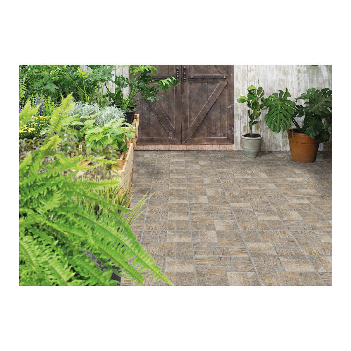 PAVIMENTO ESTERNO CANADA BEIGE 30,7x30,7x0,7 cm PEI 5 R10 GRES PORCELLANATO